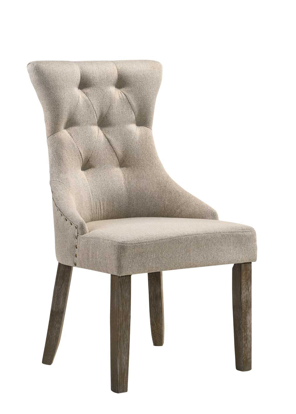 Lark Manor™ Jacoby Tufted Upholstered Dining Chairs with Nailhead Trim ...