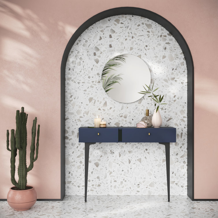 Corrigan Studio Rumill 105Cm Console Table and Mirror Set | Wayfair.co.uk