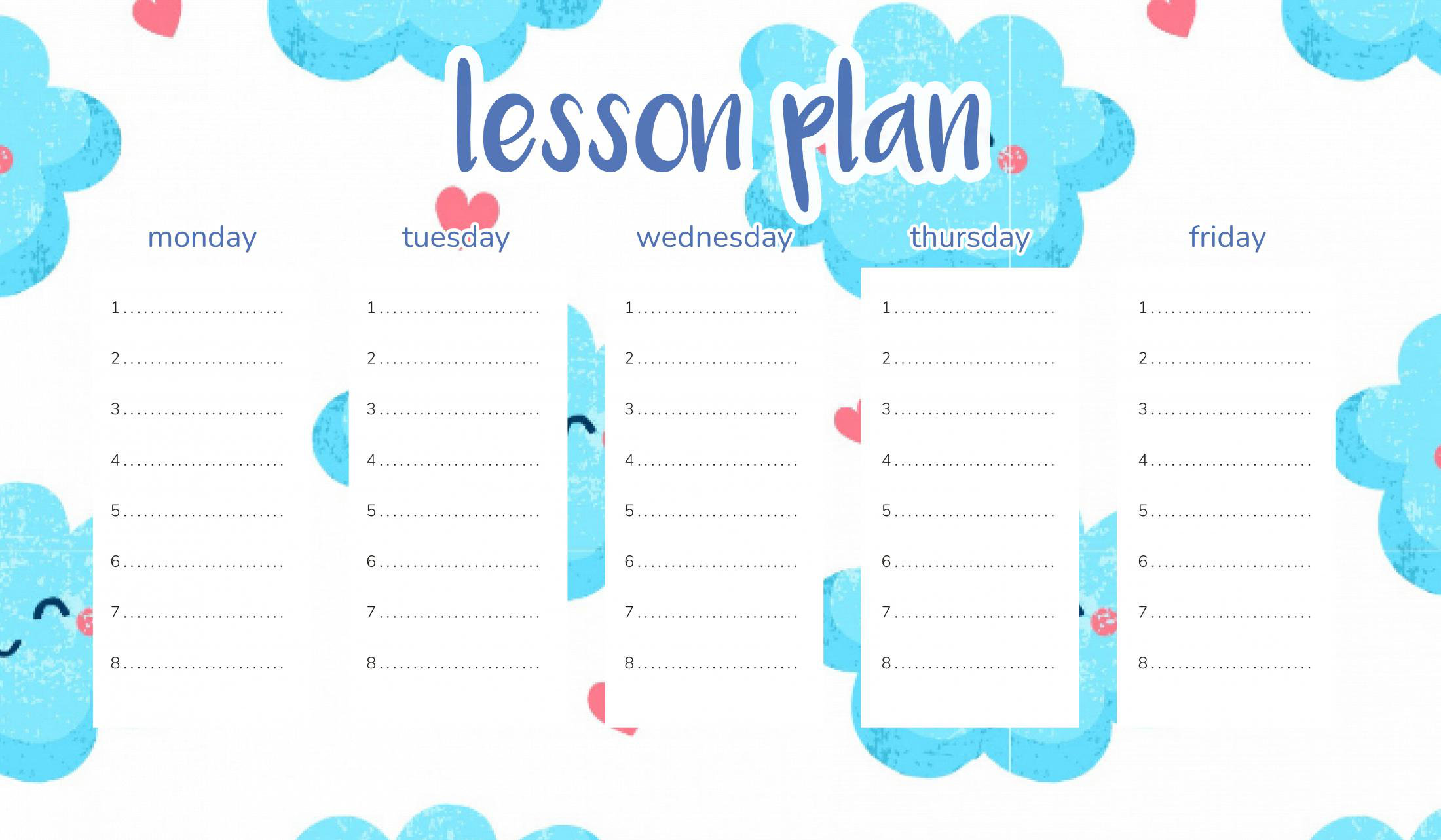 Wallvy Magnetic Lesson Plan Loving Clouds for Kids | Wayfair.co.uk