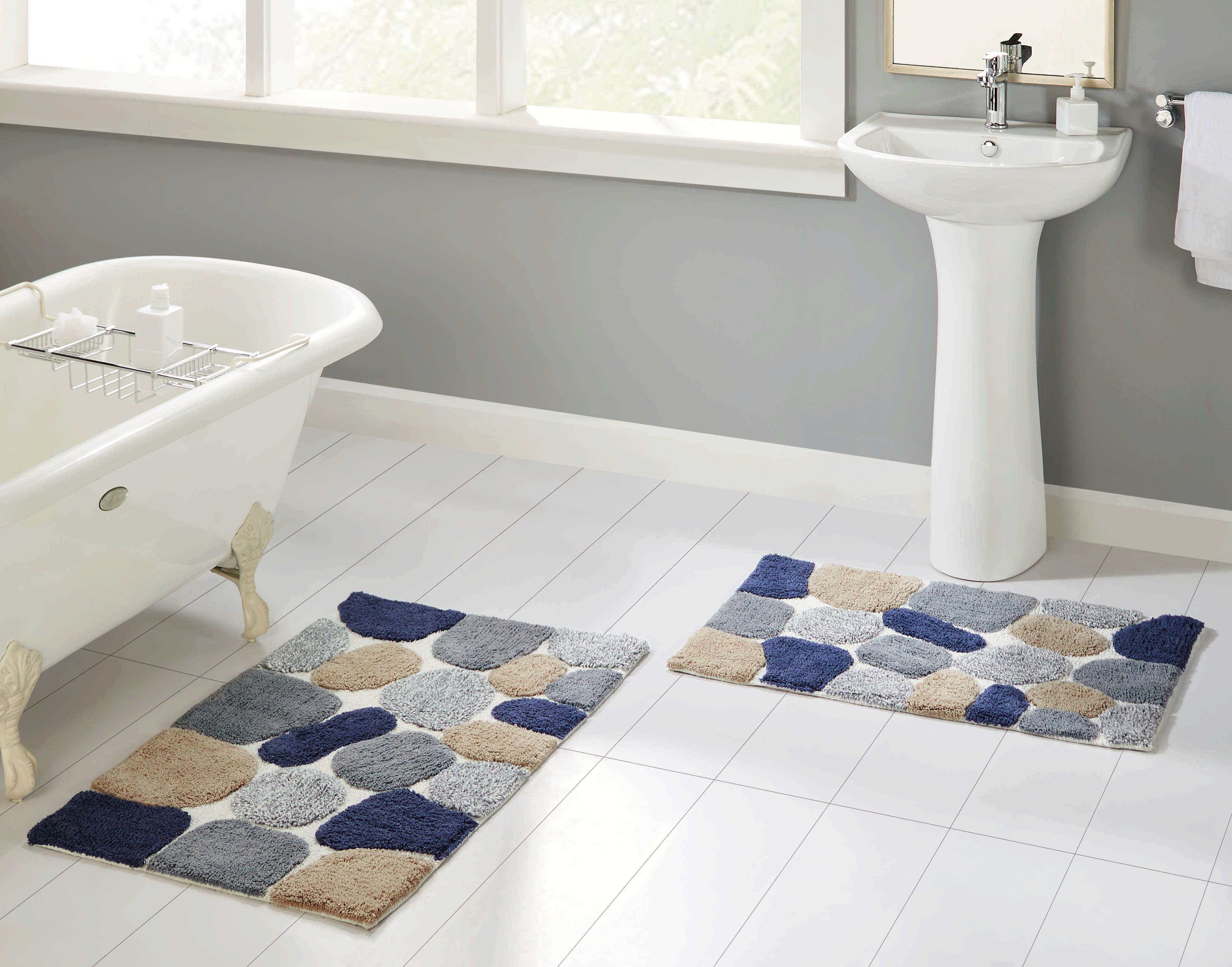 Ebern Designs Creline Bath Rug Set & Reviews | Wayfair