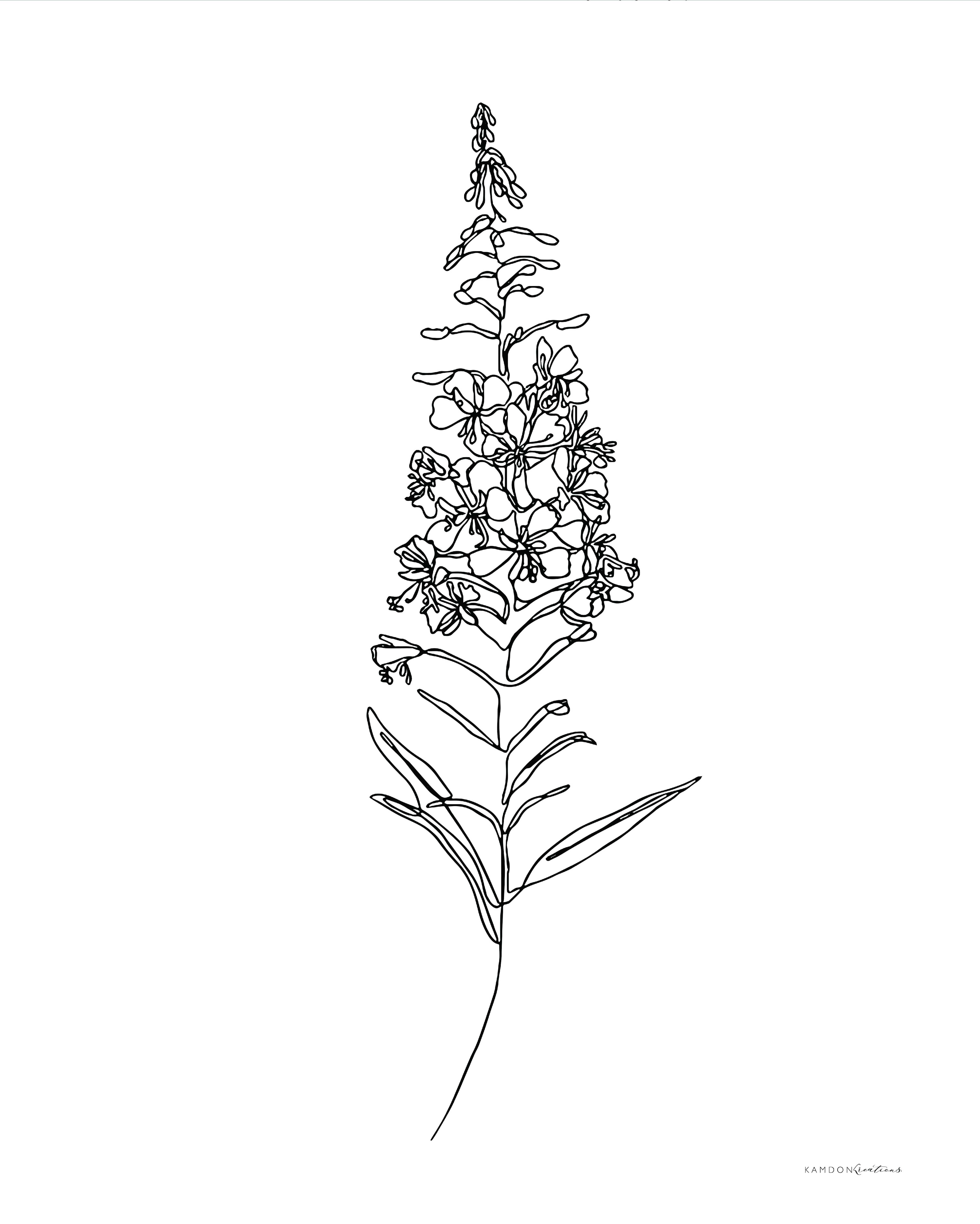 Wildon Home® Fireweed - Wrapped Canvas Print | Wayfair