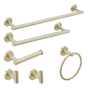 Gold Bathroom Hardware Sets You'll Love | Wayfair