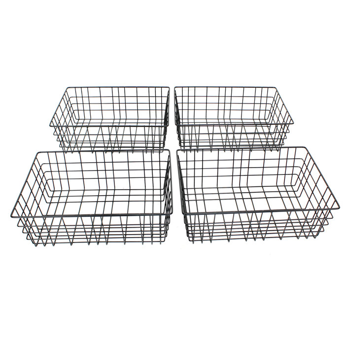Gracie Oaks Rectangle Wire Basket & Reviews - Wayfair Canada