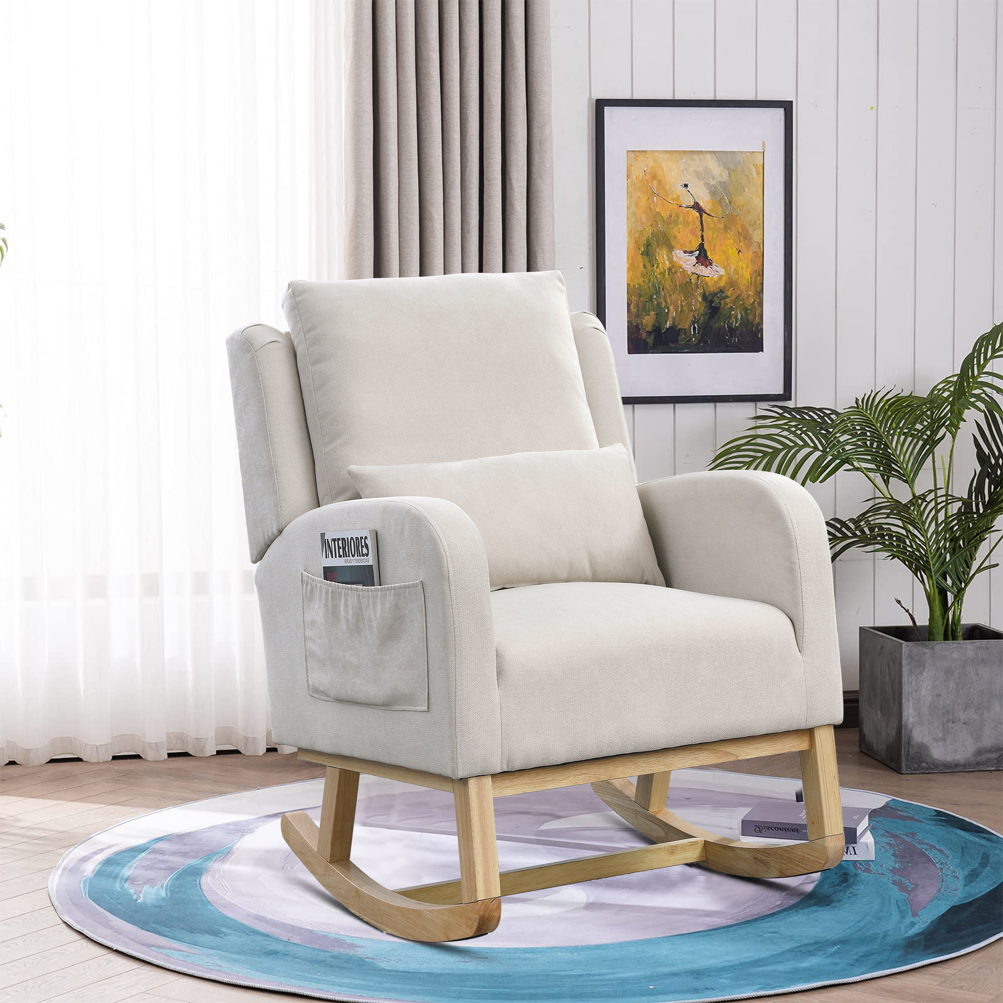 Harriet Bee Halena Rocking Chair | Wayfair