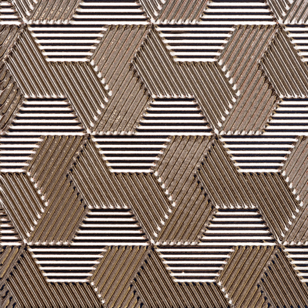 The Tile Life Metallic Geo 5.9" x 5.9" Ceramic Textured Wall Tile ...