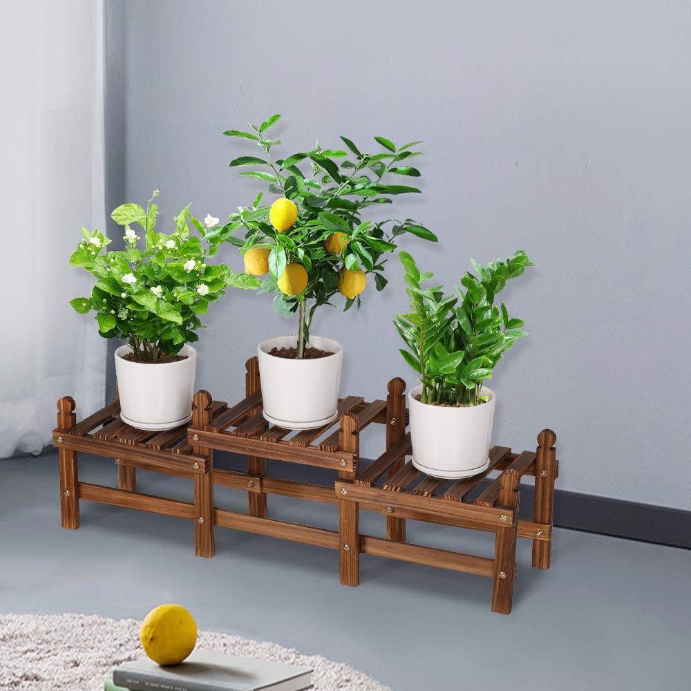 Ophelia & Co. Wood Flower Stand Small Plant Stand Indoor Outdoor Plant ...