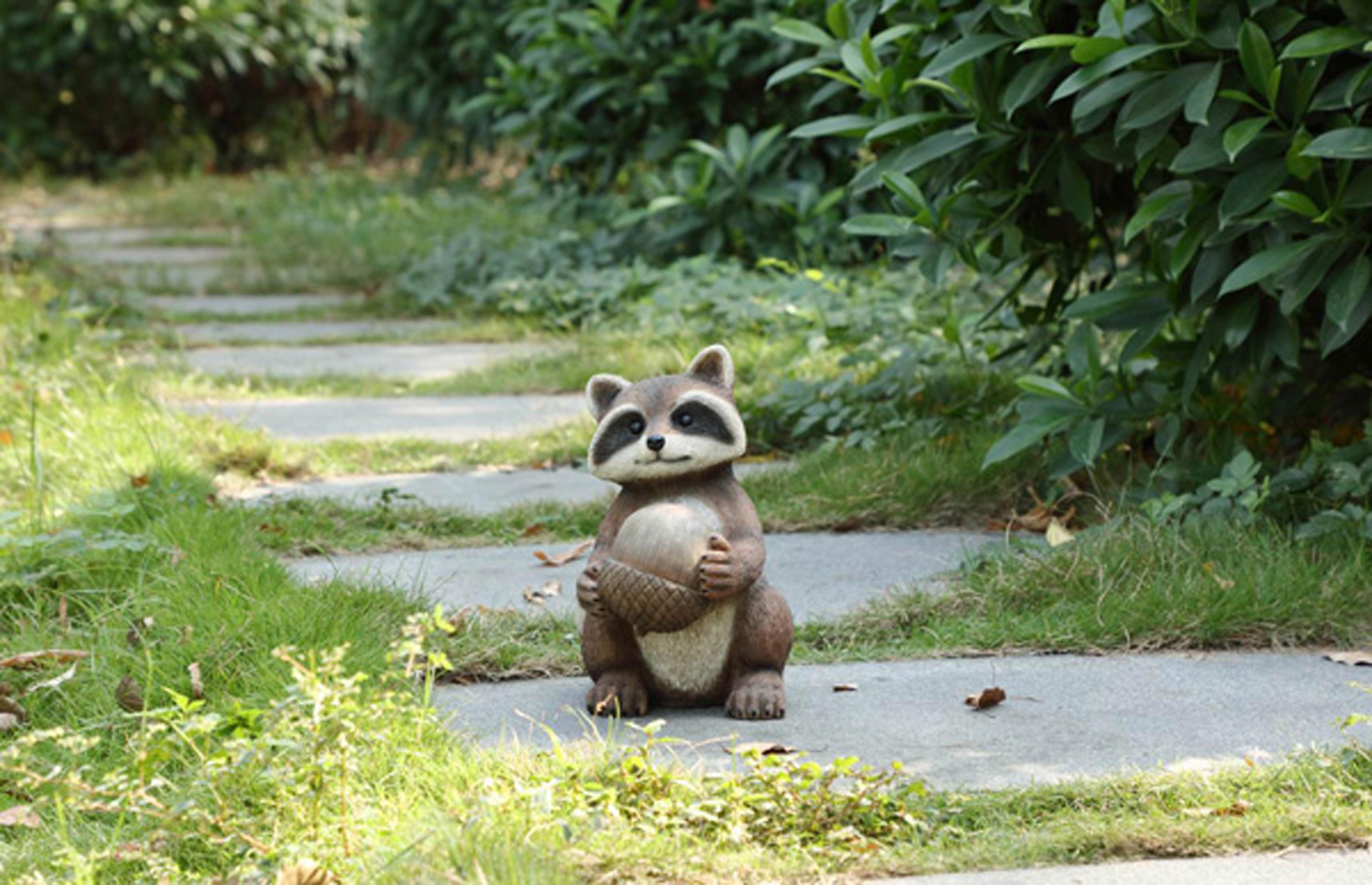 Hi-Line Gift Ltd. Raccoon Holding Acorn & Reviews - Wayfair Canada