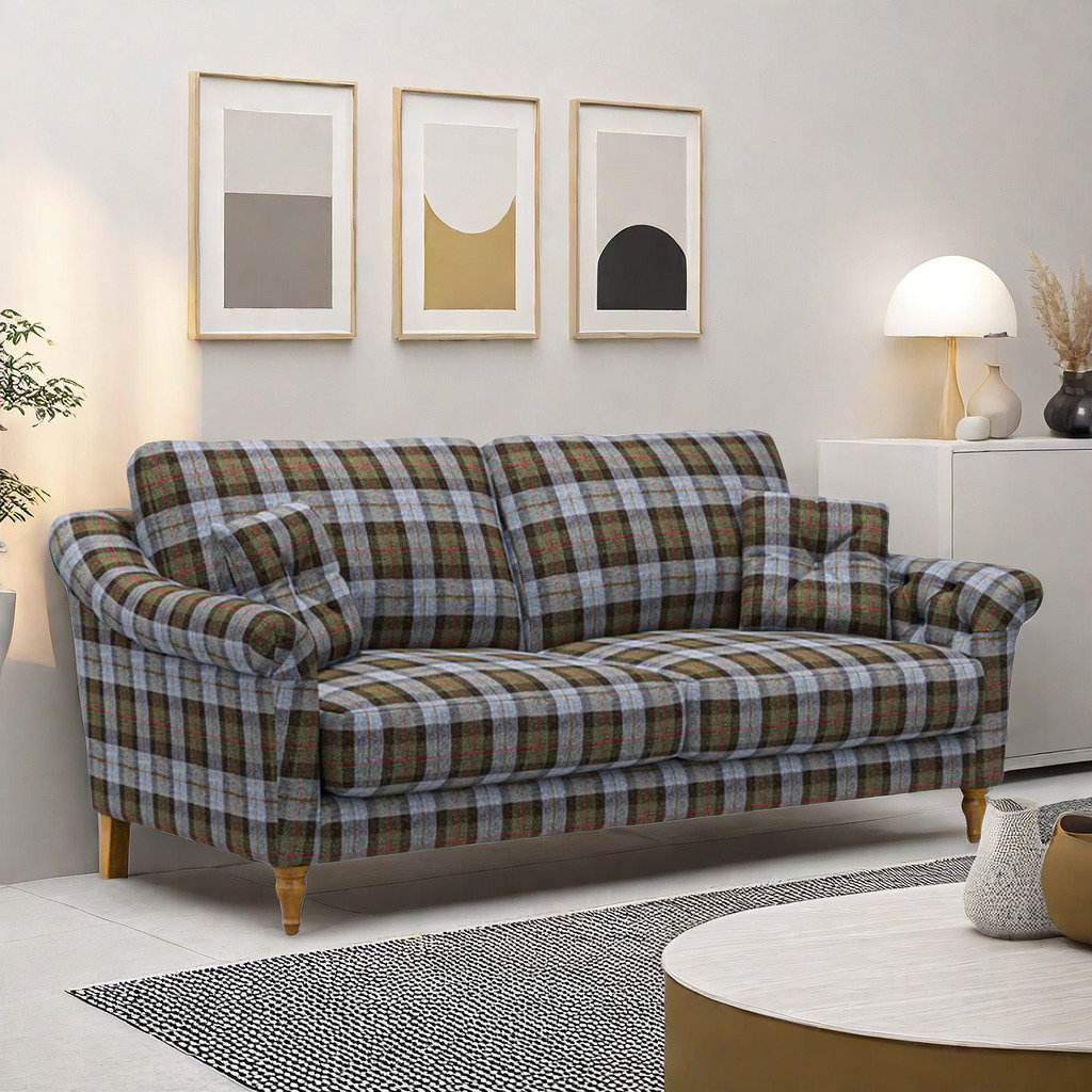 Romero Vintage Plaid Sofa 82.6'' Sofa | Wayfair