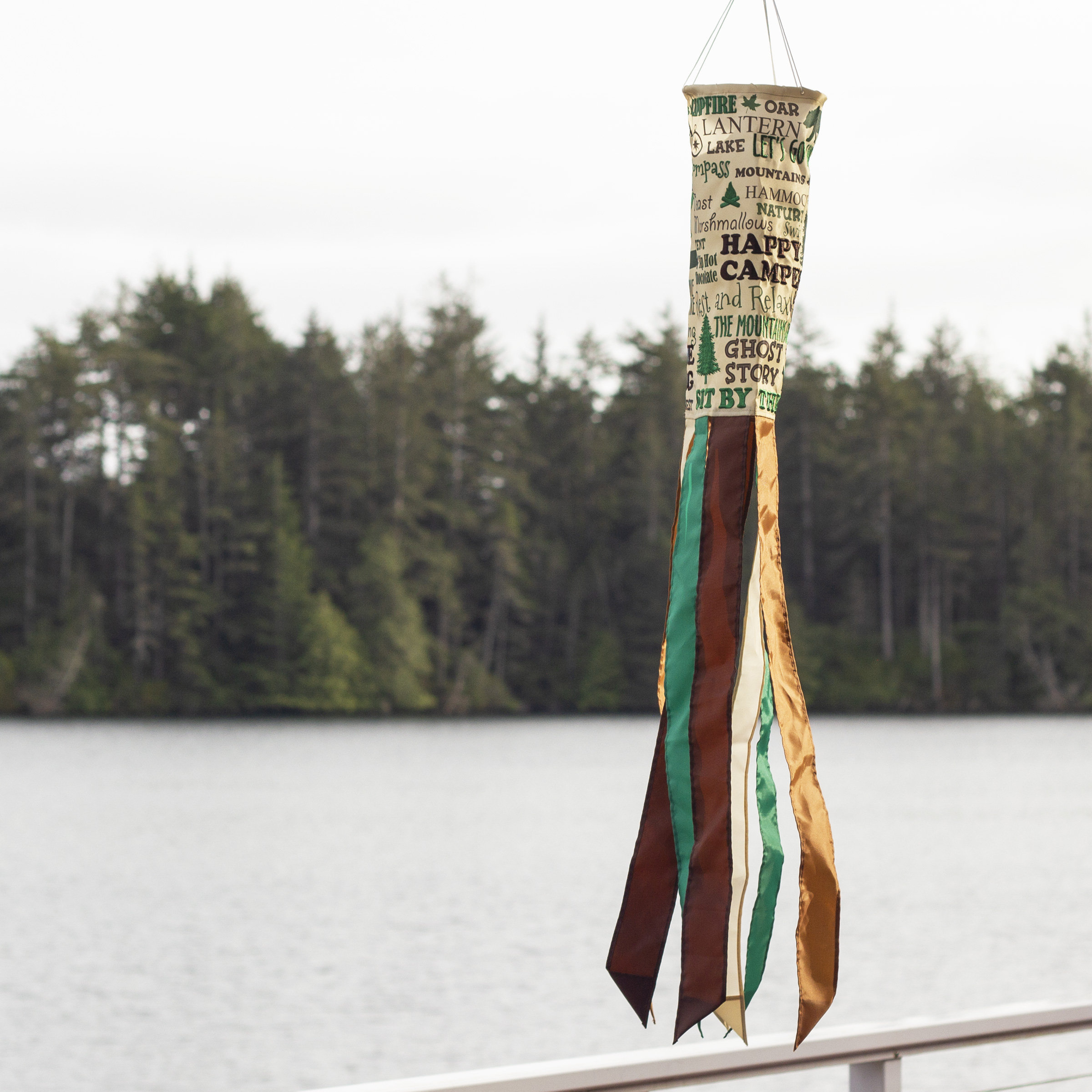 In The Breeze Happy Camper Windsock 40 H x 6 W | Wayfair
