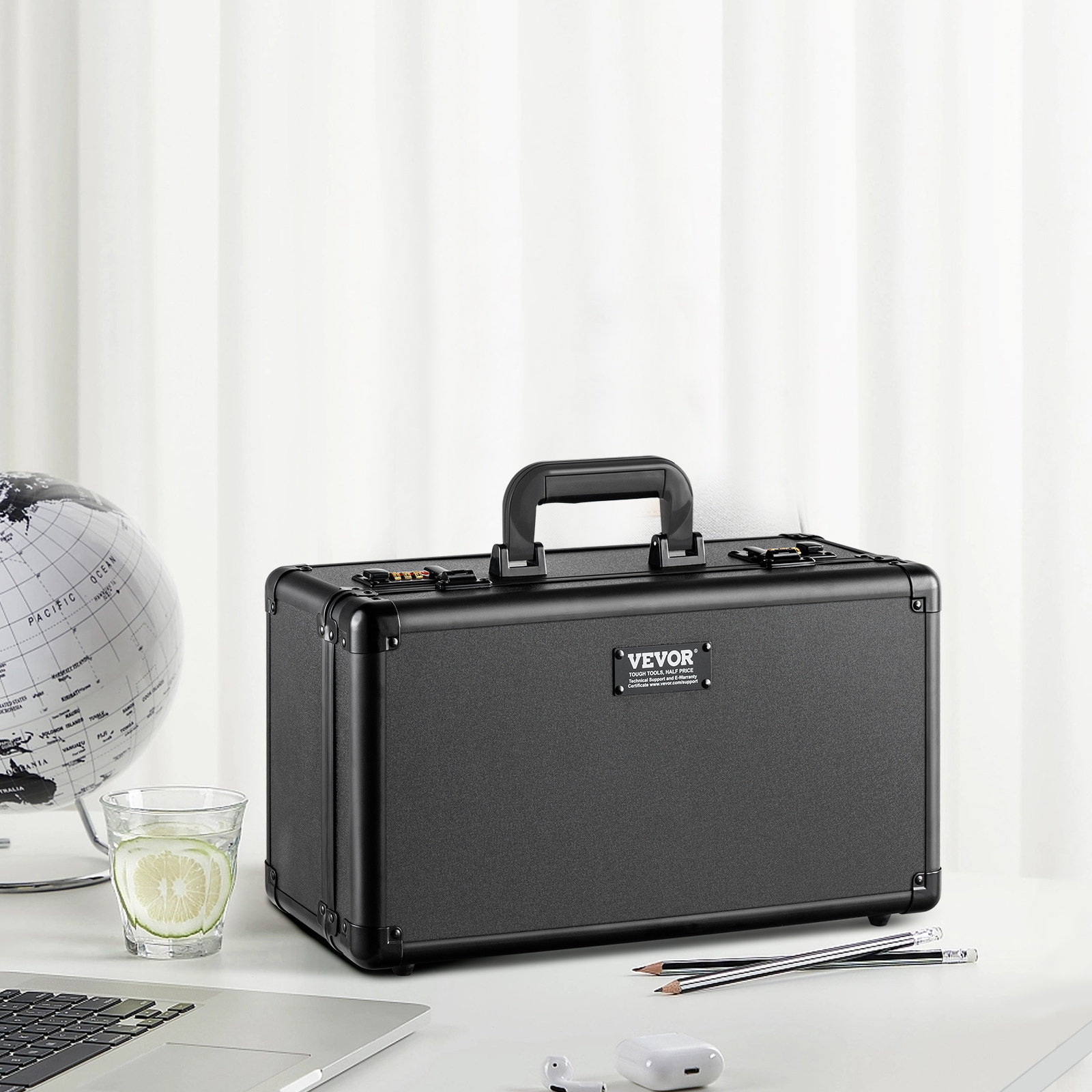 VEVOR 16'' W 6'' D Metal Player Card Case | Wayfair