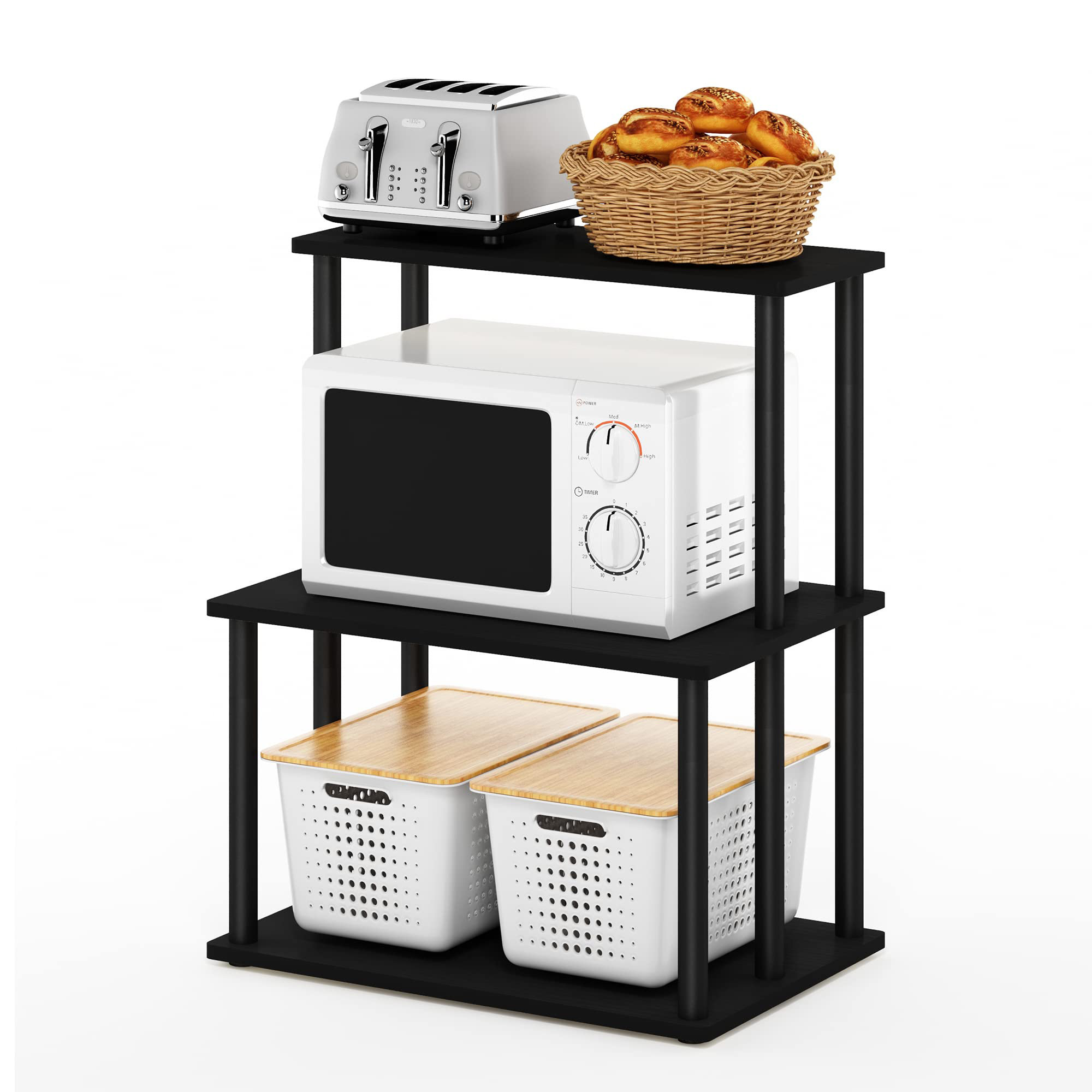 17 Stories 3-tier Toolless Kitchen Storage Shelf | Wayfair