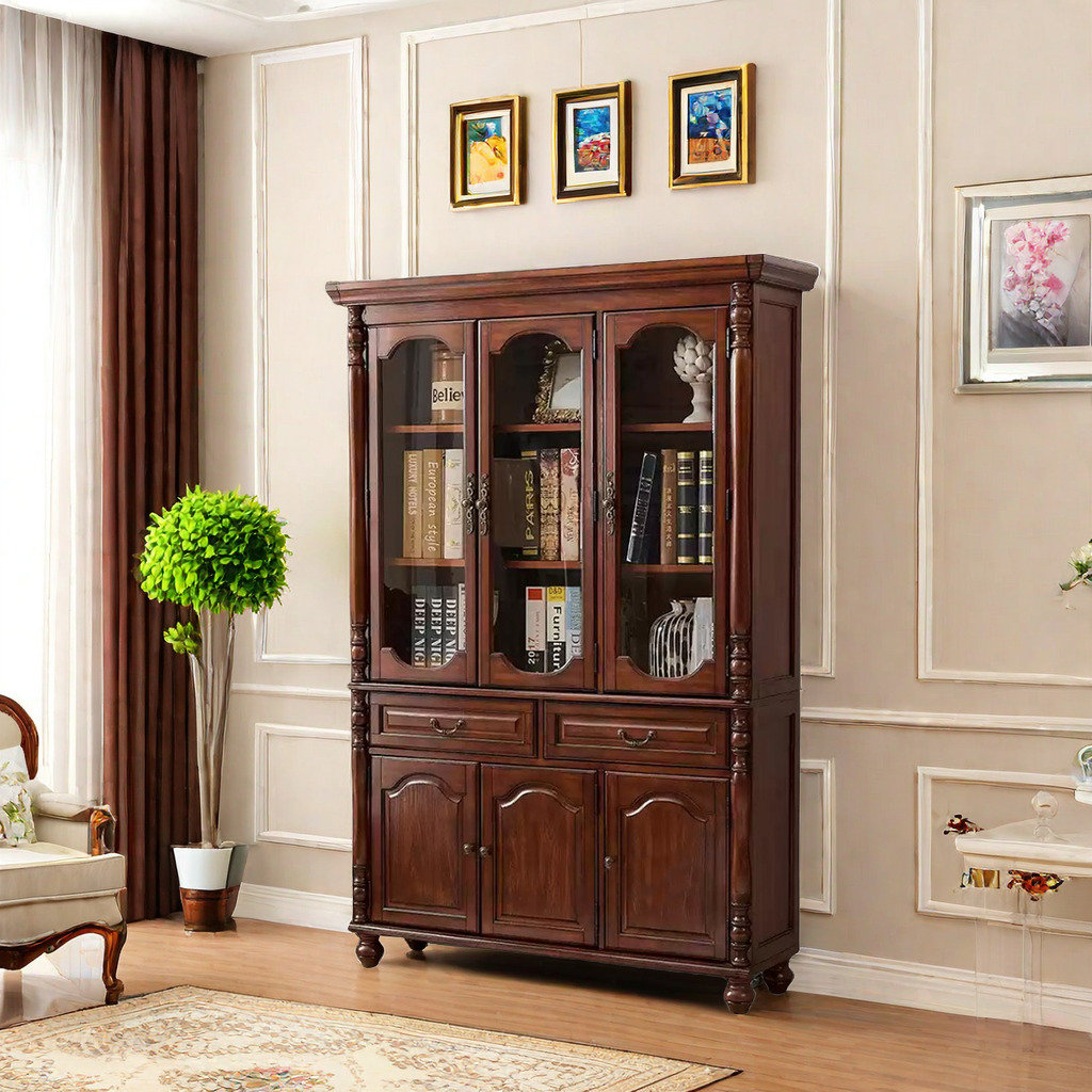 Parttlion American style solid wood retro bookcase | Wayfair