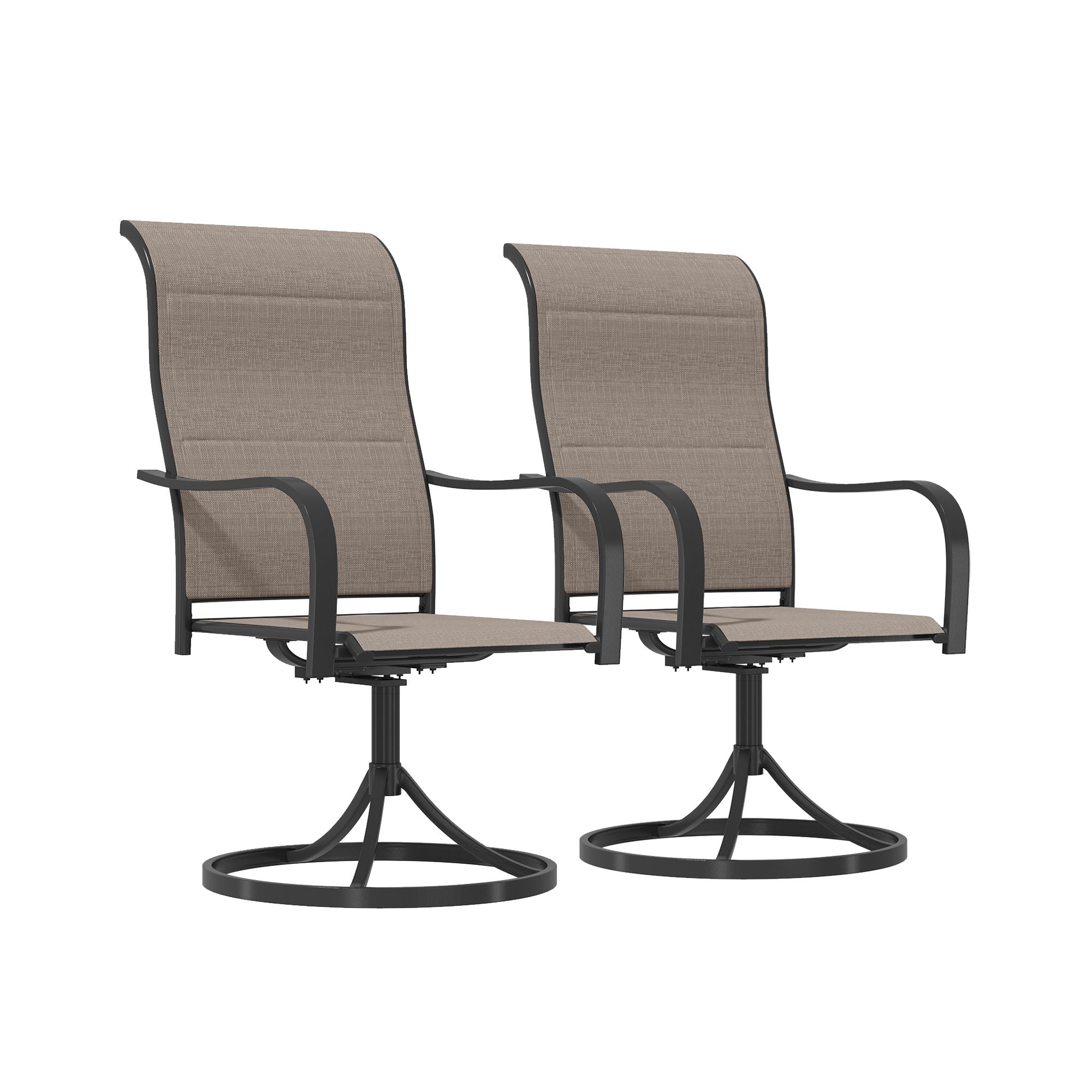 Red Barrel Studio® Cloteal Steel Outdoor PVC-coated polyester Dining ...