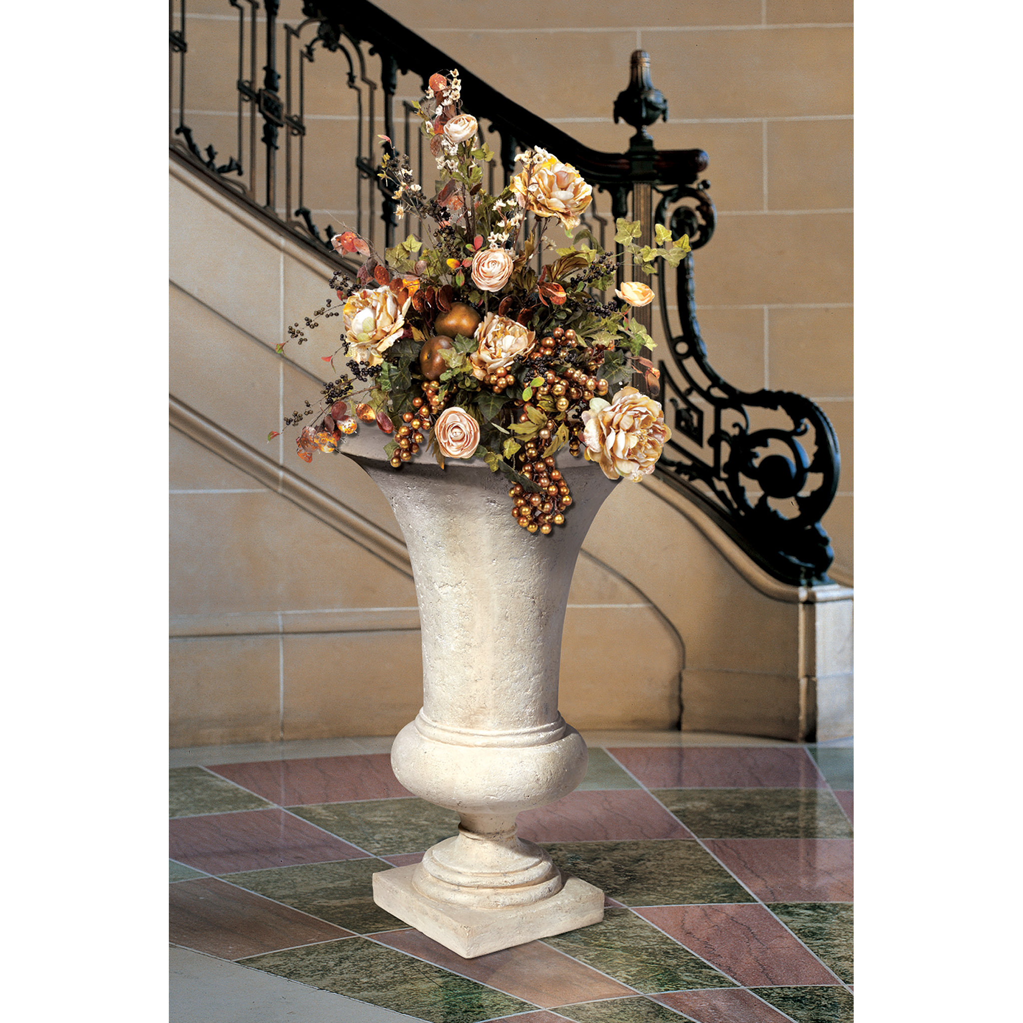 Design Toscano Viennese Architectural Resin Urn Planter | Wayfair