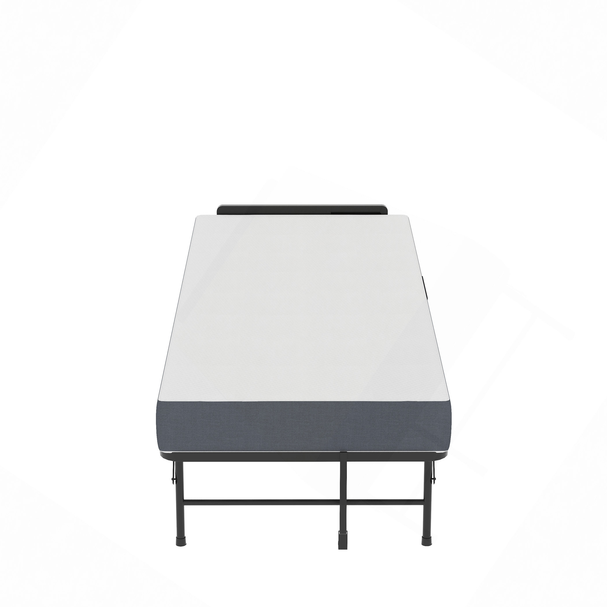 Latitude Run® 75" Folding Bed With Adjustable Headboard & 5" Memory ...