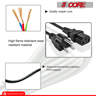 5 Core 3 Prong Extension Power Cord 10 Feet Three Prong D Heavy Duty ...