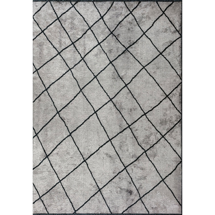 17 Stories Cotton Geometric Rug - Wayfair Canada