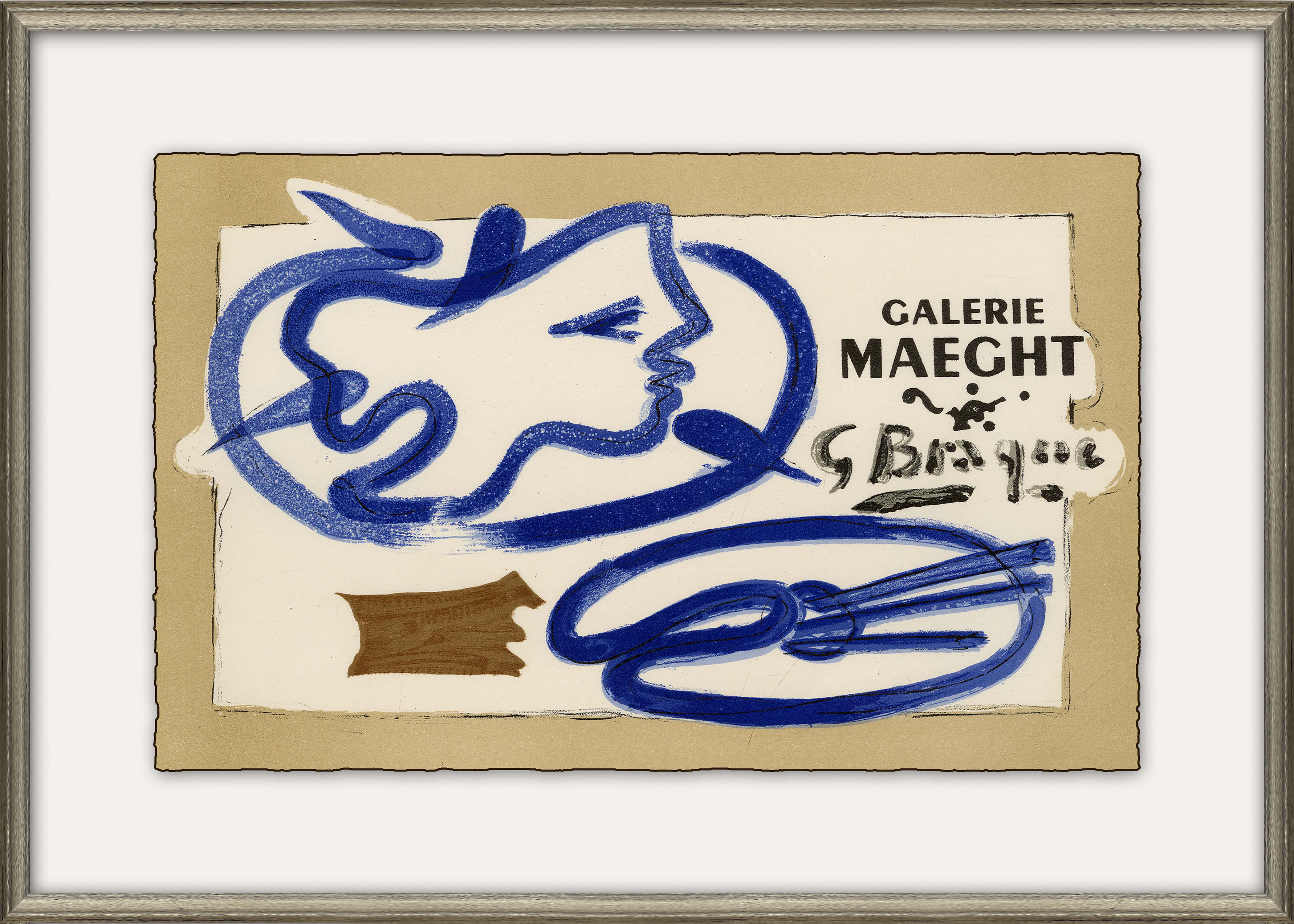 Soicher Marin 'Gallery Maeght Poster' Framed Graphic Art Print | Wayfair