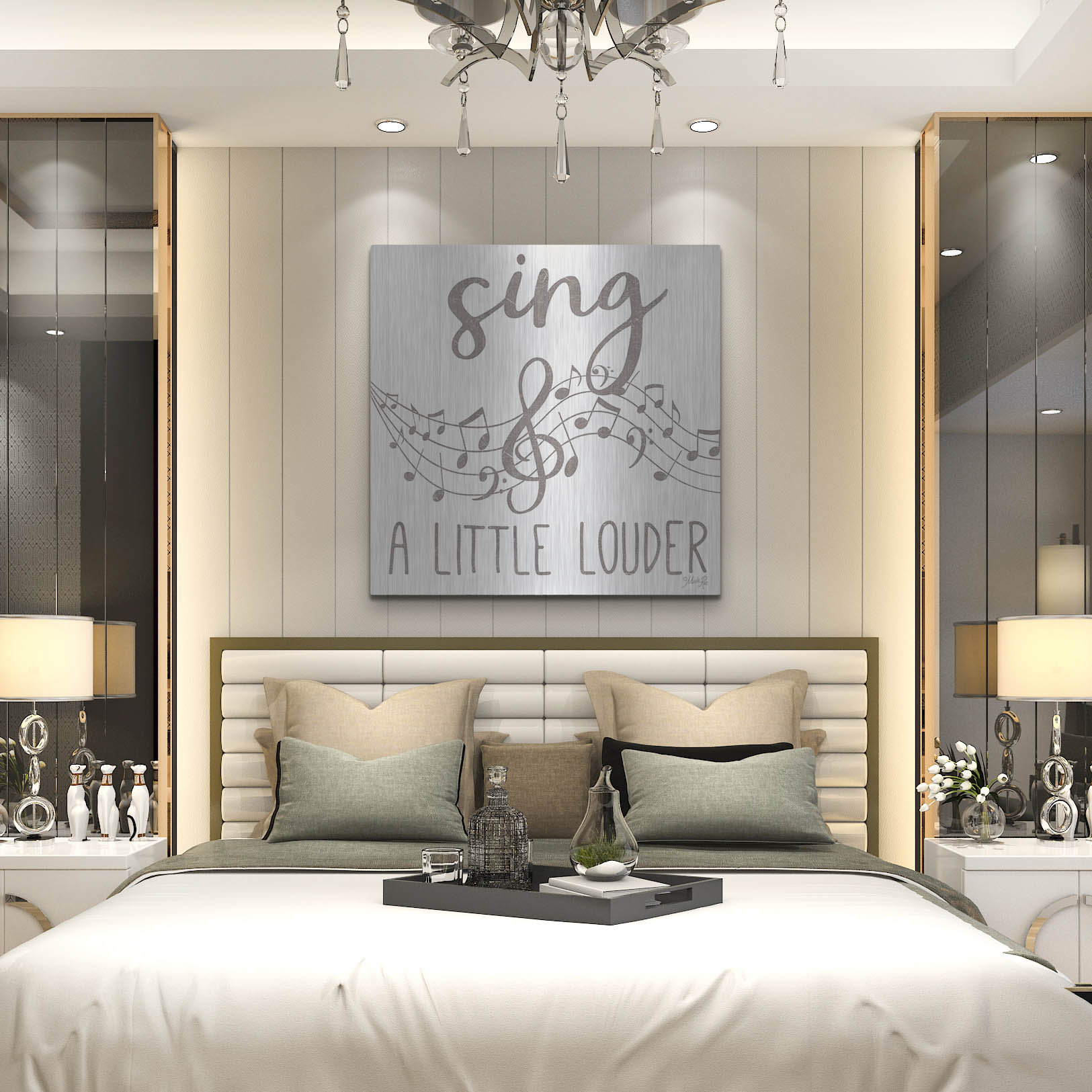 Trinx 'Sing & A Little Louder' by Marla Rae, Metal Wall Art | Wayfair