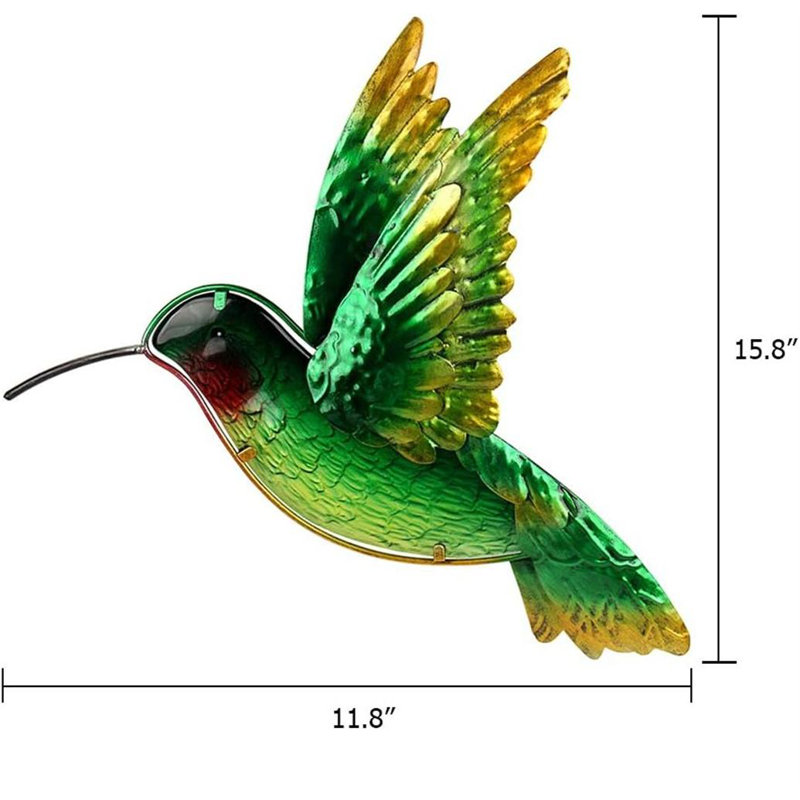 Lark Manor™ Metal Hummingbird Wall Decor | Wayfair
