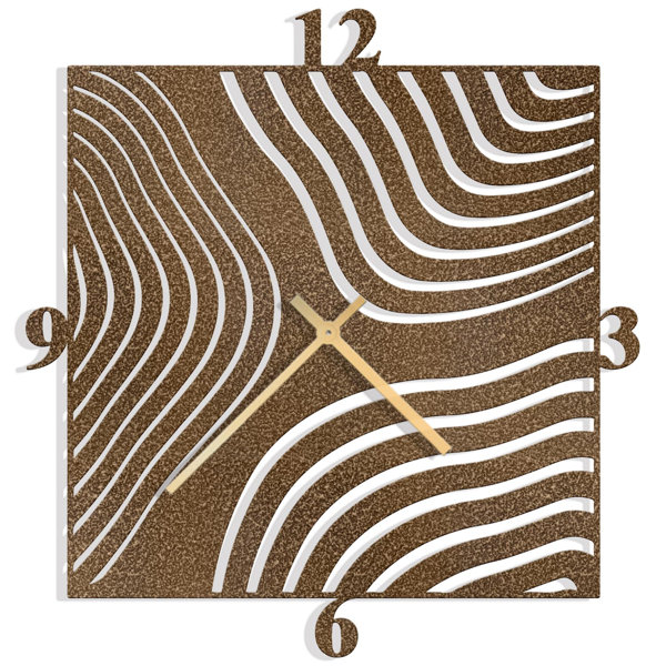 SIGNLEADER Metal Wall Clock | Wayfair