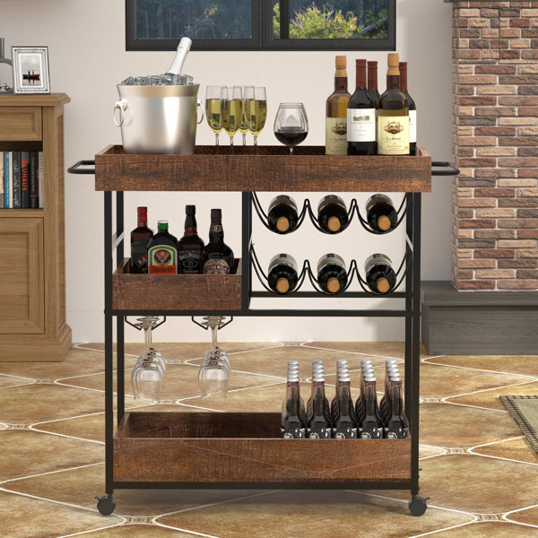 Trent Austin Design® Poulos Metal Bar Cart & Reviews - Wayfair Canada