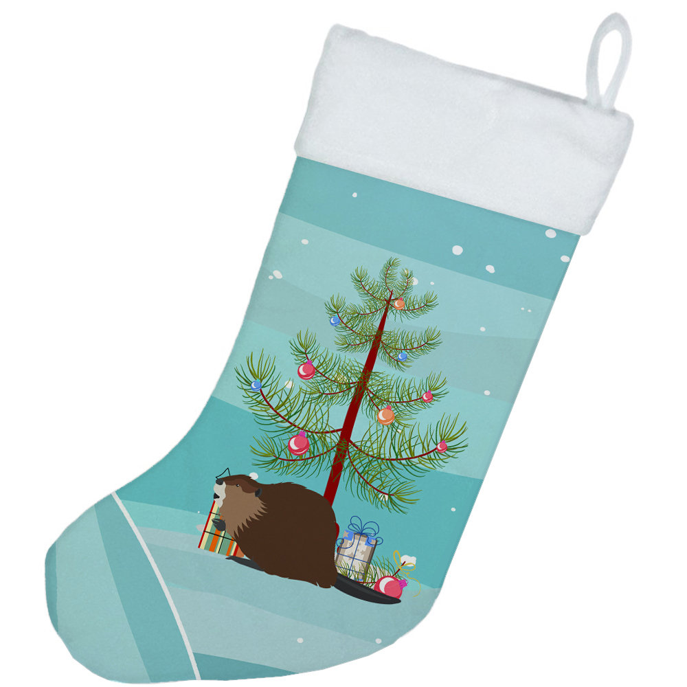 The Holiday Aisle® Eurasian Beaver Christmas Stocking | Wayfair