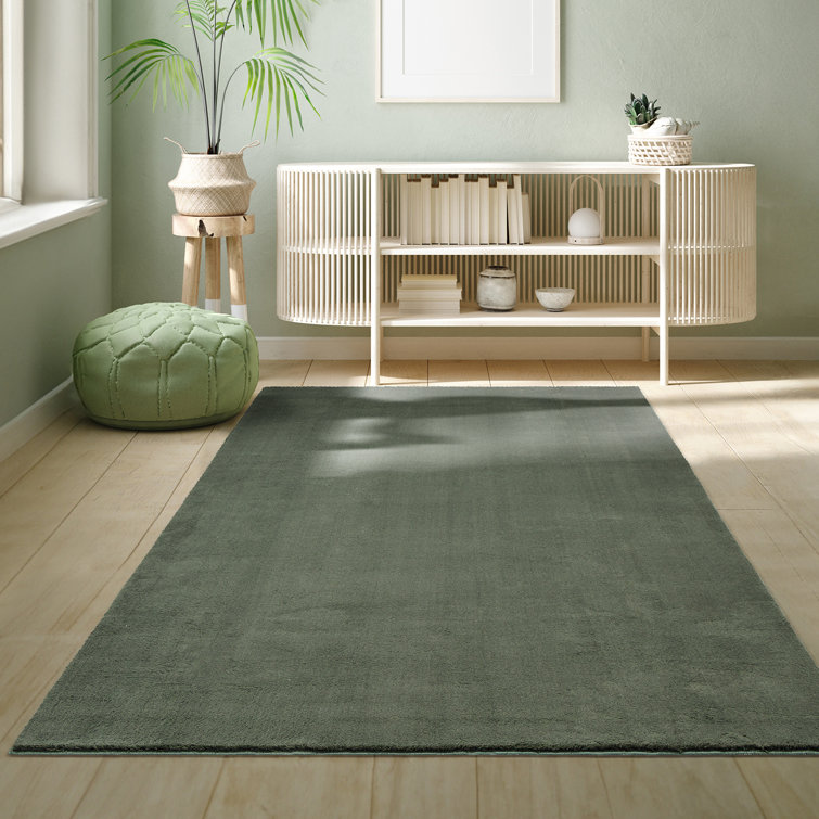 Latitude Run Hiroto Rug in Dark Green & Reviews | Wayfair.co.uk