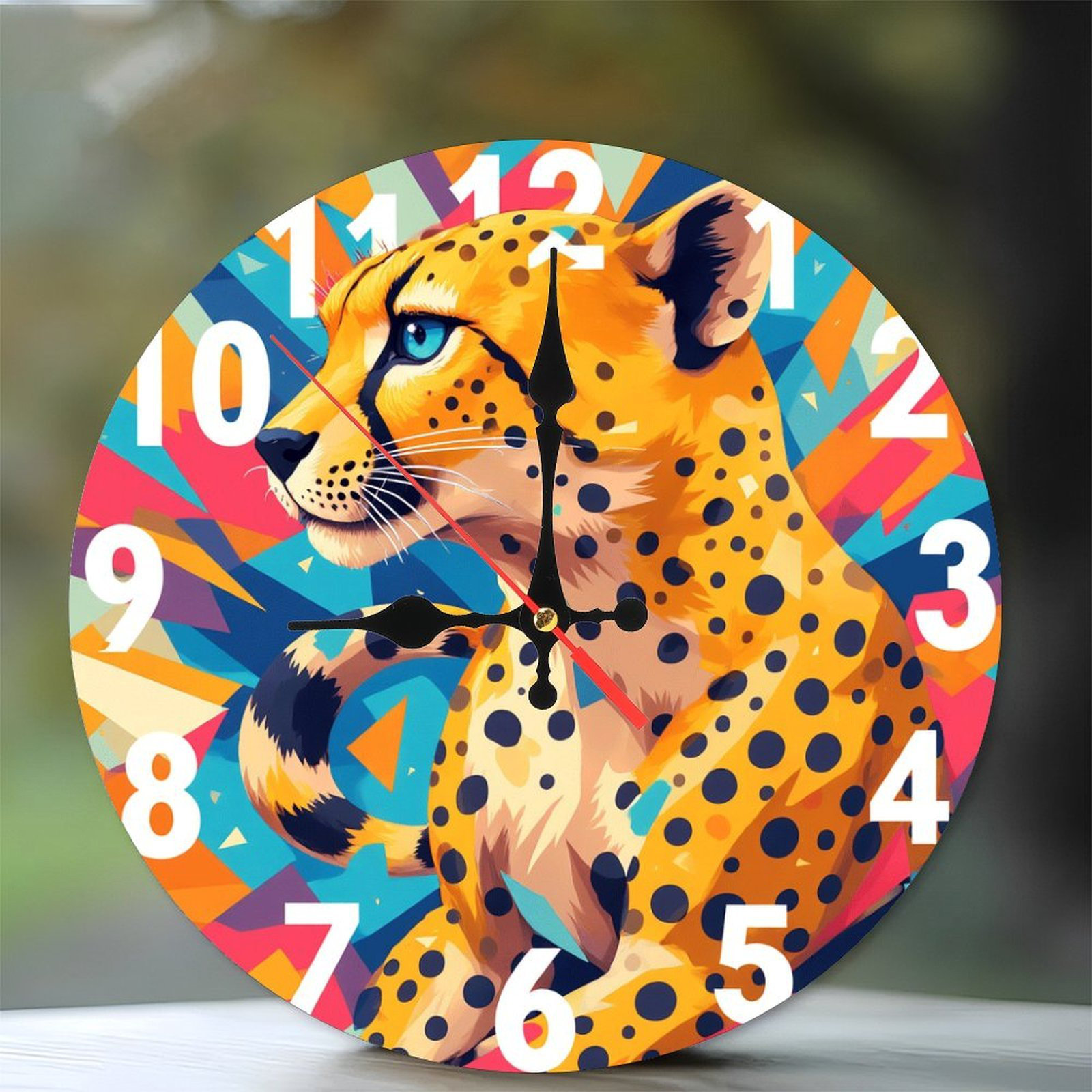 Dakota Fields Stylish Cheetah Clock - Wayfair Canada