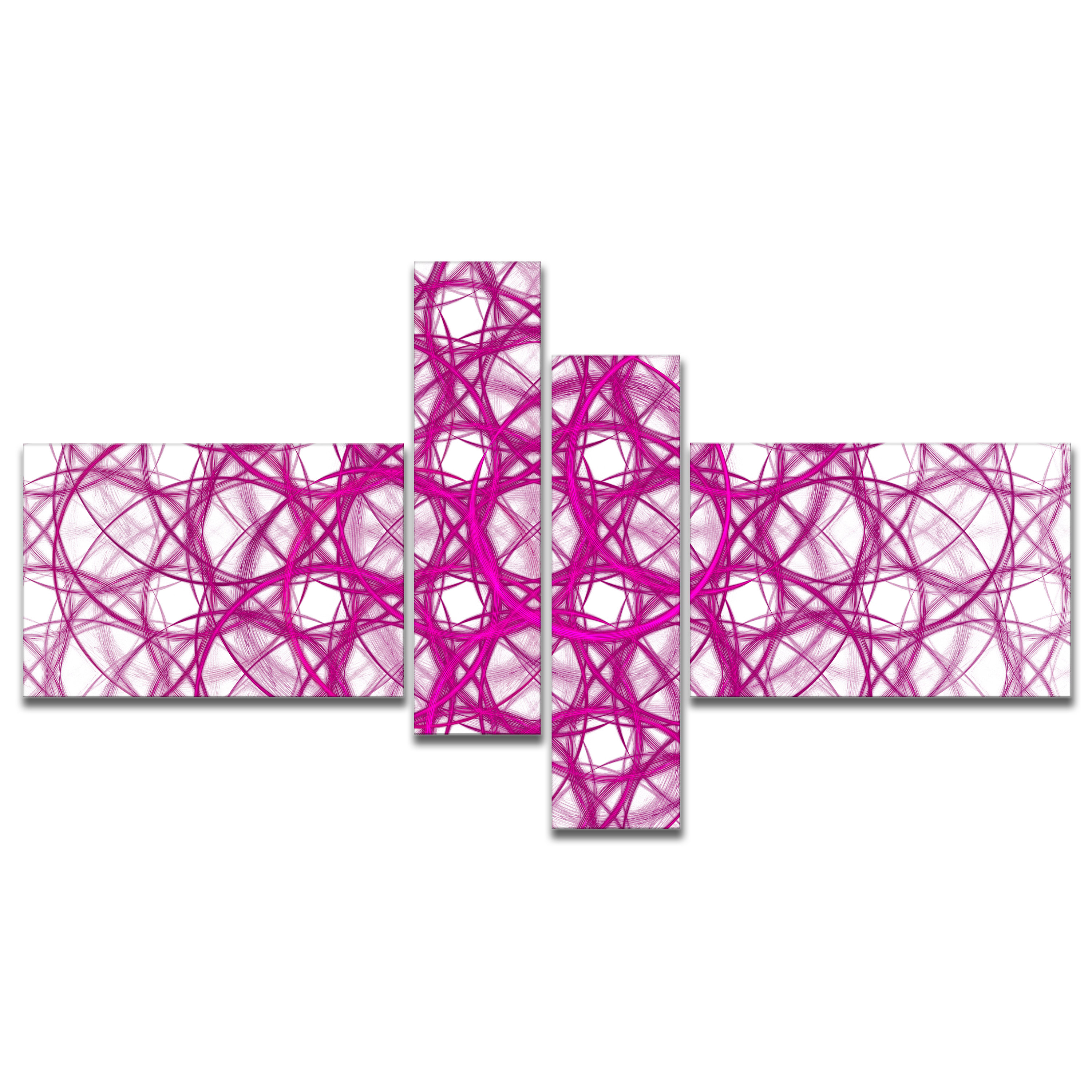 East Urban Home 'Pink Unusual Metal Grill' Graphic Art Print Multi ...