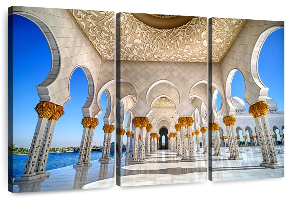 Ebern Designs Nicci Elegant Sheikh Zayed Mosque | Wayfair