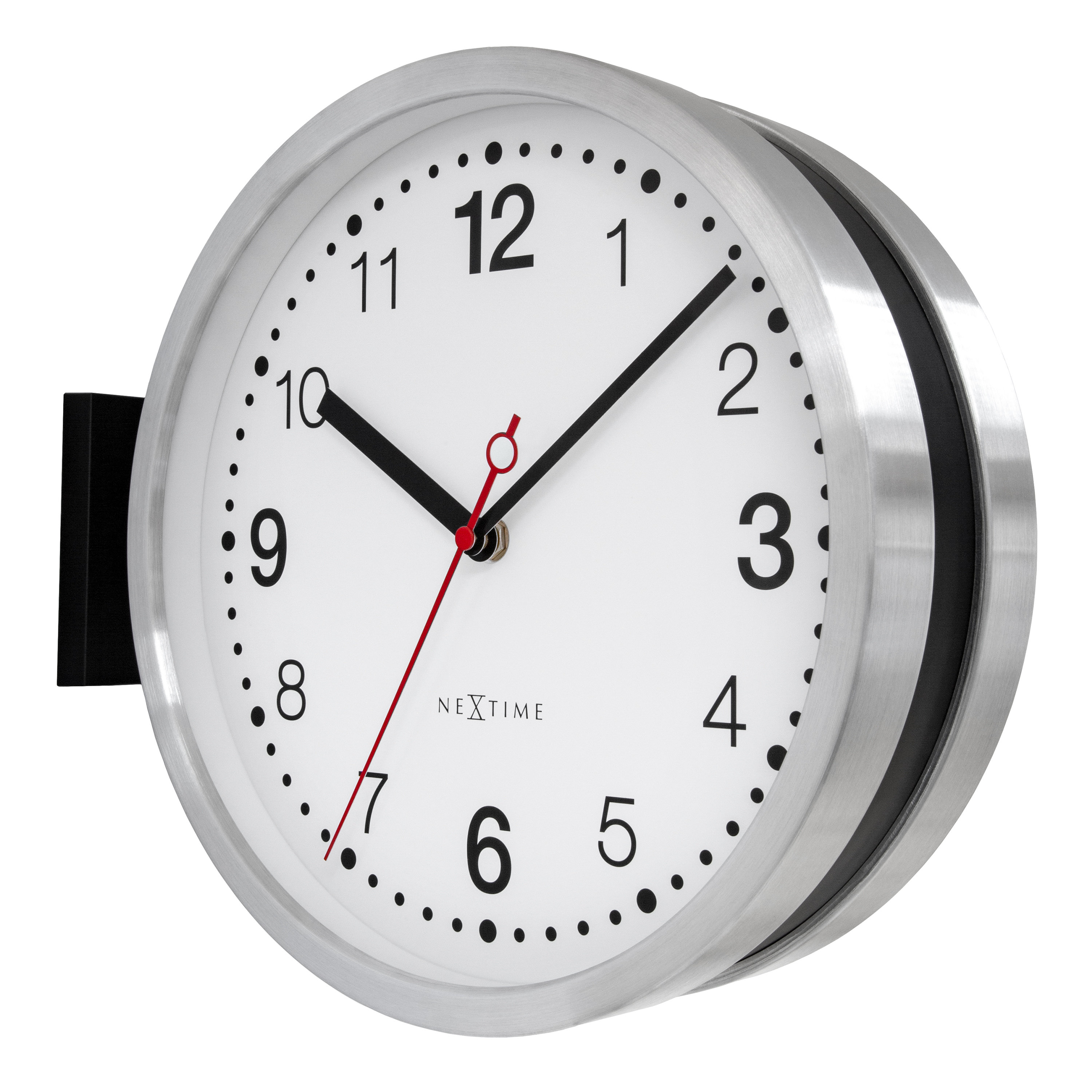 NeXtime "Double" Dual Sided 11-Inch Wall Clock - Wayfair Canada