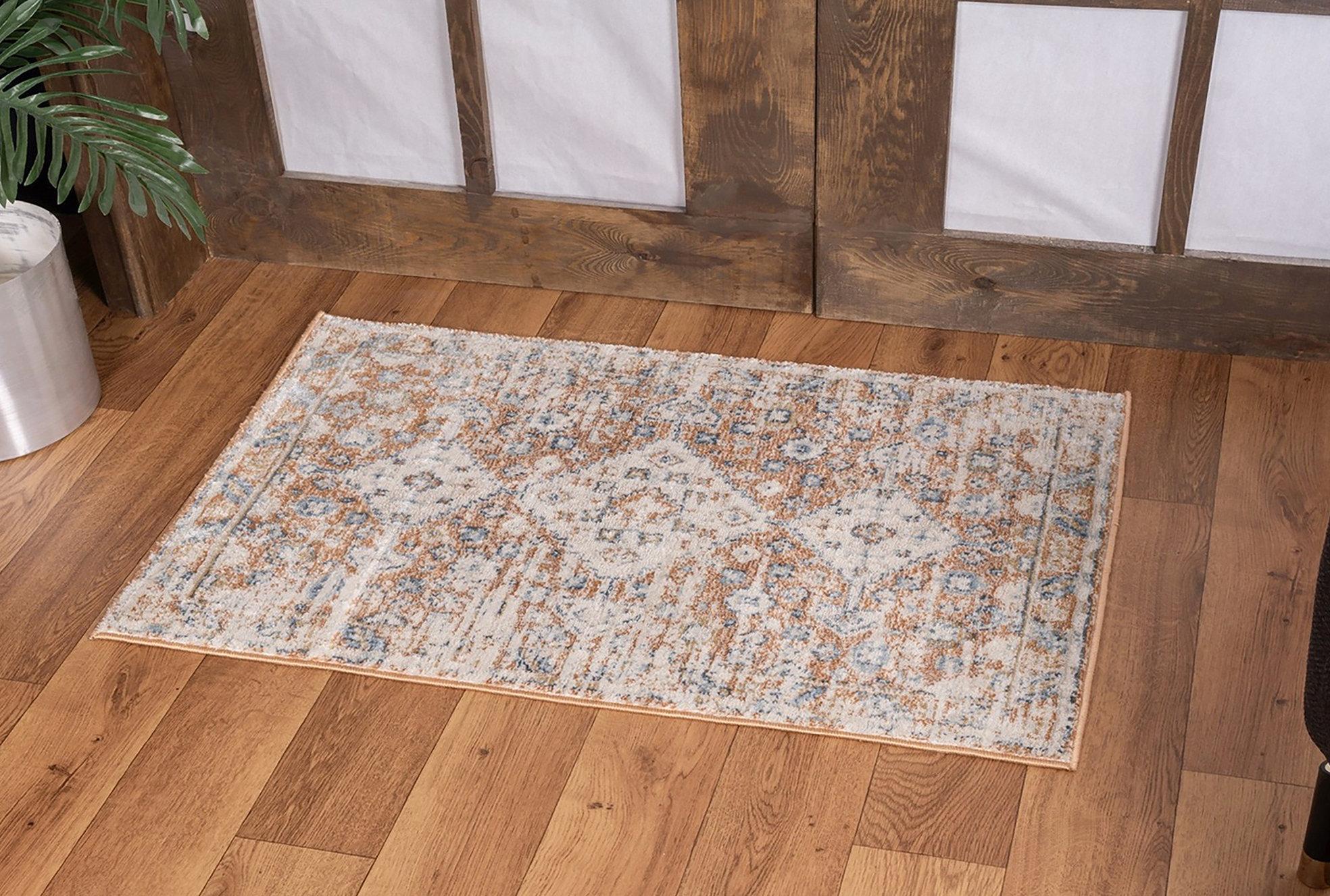 Bungalow Rose Noble Rust Area Rug | Wayfair