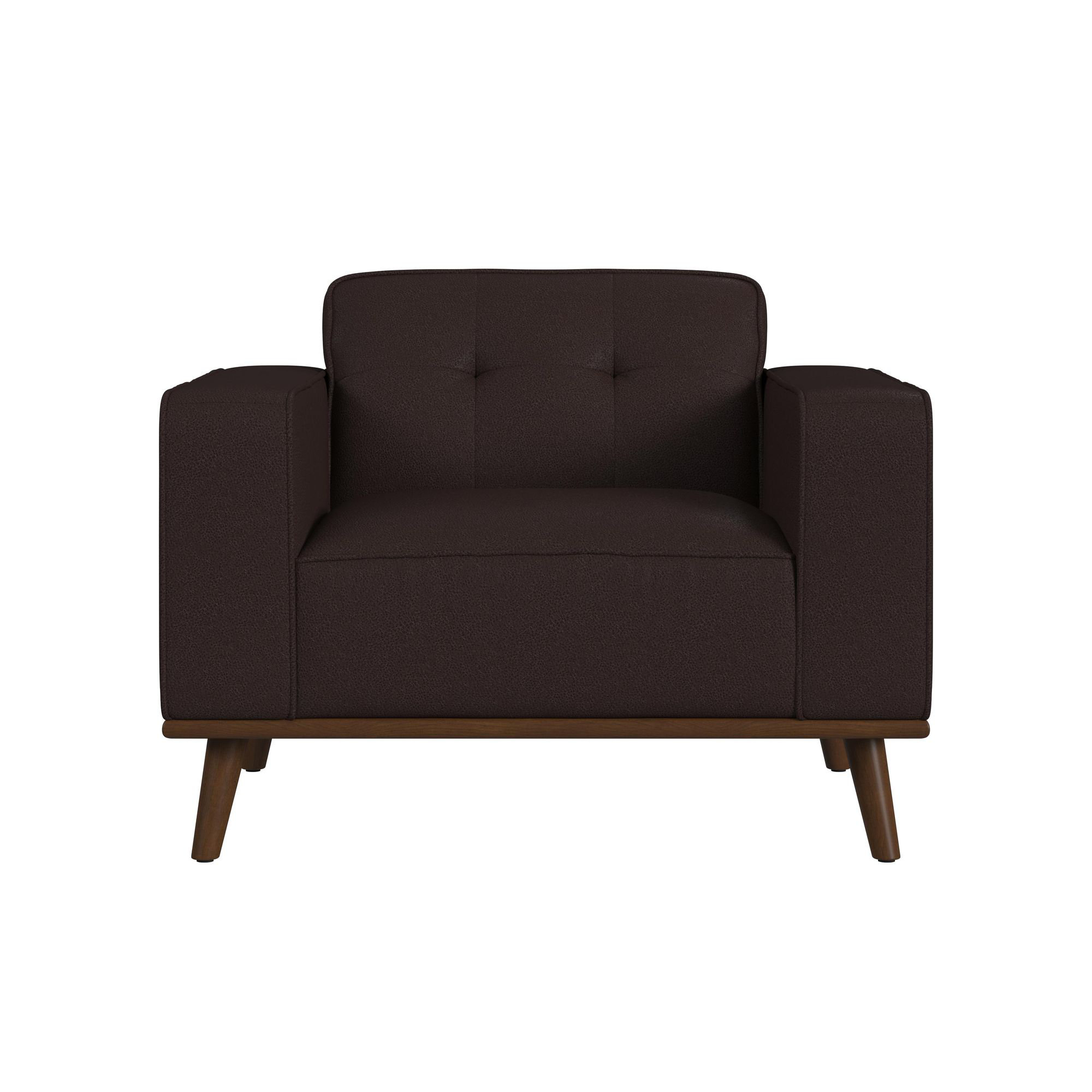 George Oliver Carillo Chair with Wood Front in Pebble - Wayfair Canada