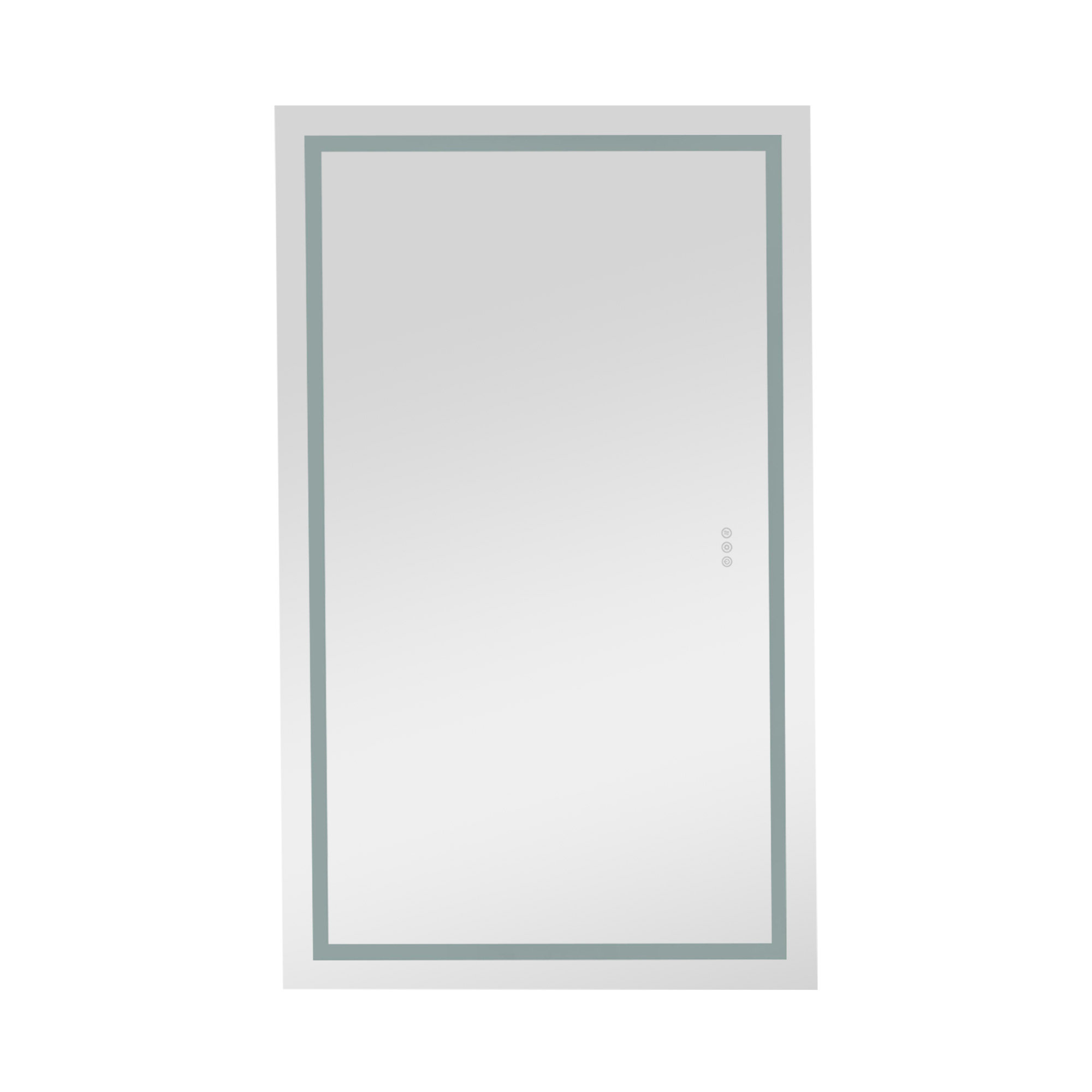SMARTLET Beveled Frameless Lighted Vanity Mirror | Wayfair
