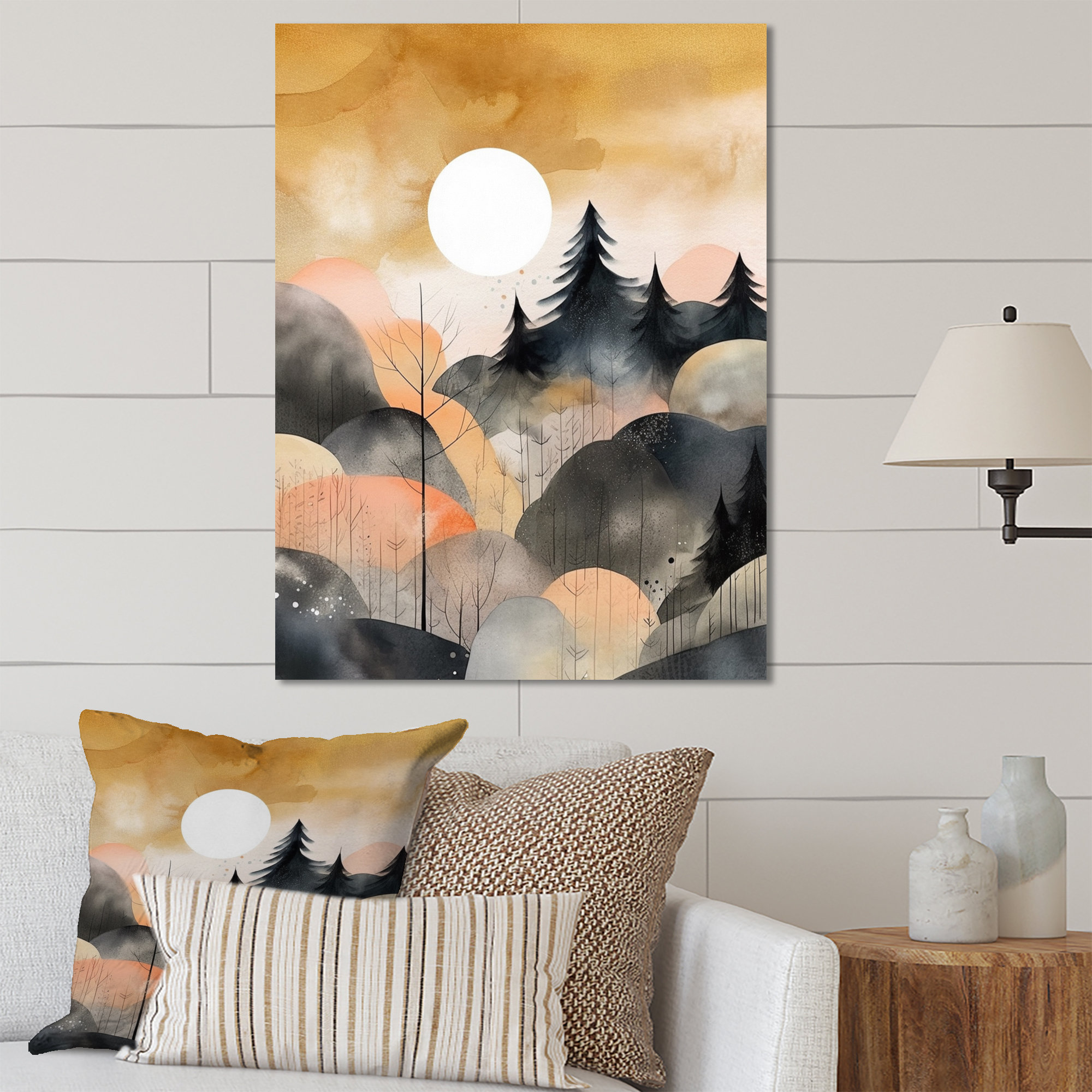 Millwood Pines Minimalism Scandinvian Landscape II - Scandinavian ...