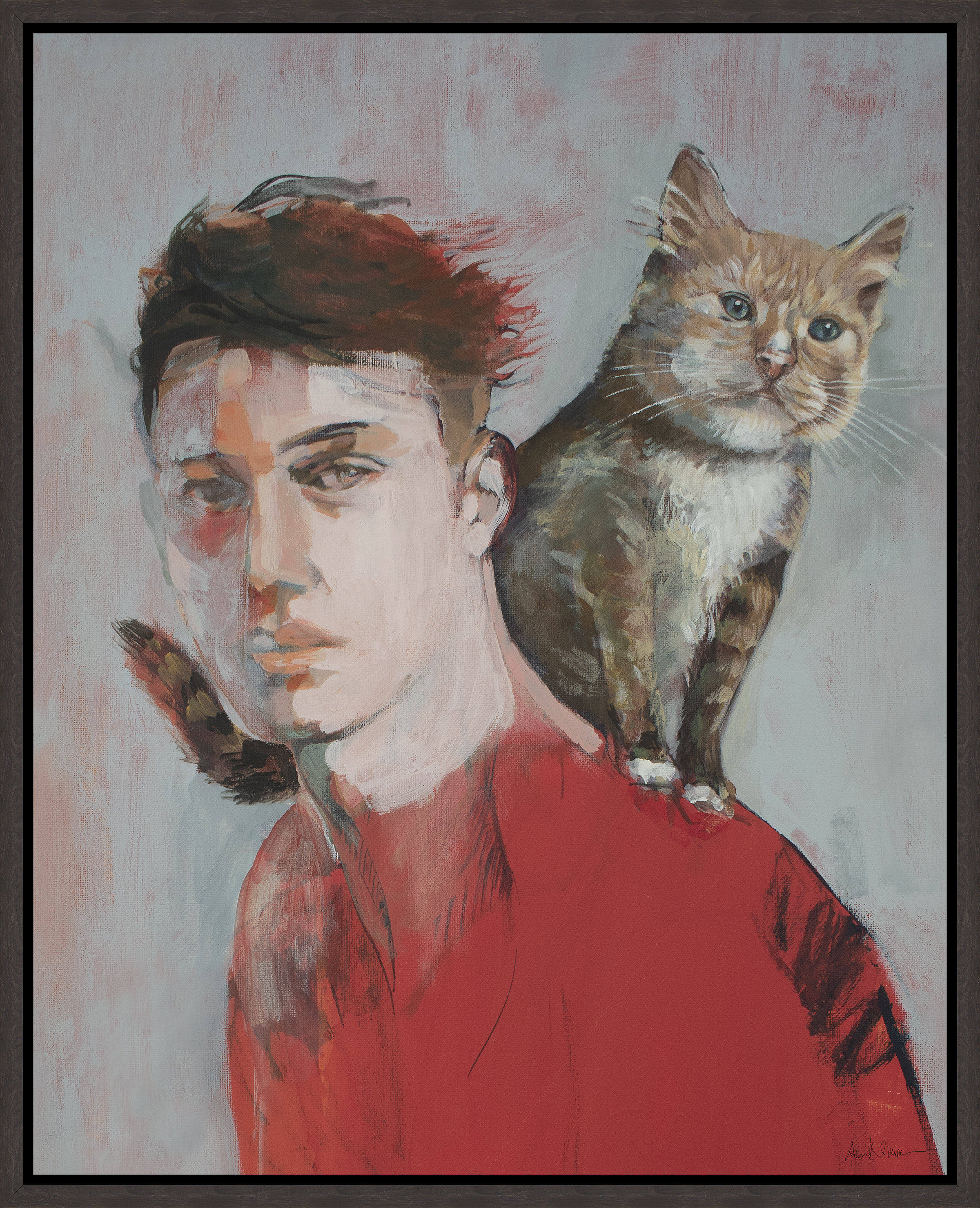 Chelsea Art Studio My Red Sweater & Friend - Wayfair Canada