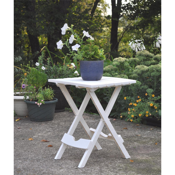 Wildon Home® Plastic Quik-Fold Side Table(White) - Wayfair Canada
