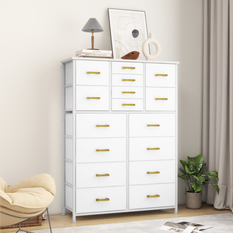 17 Stories Kelsea 16 - Drawer Dresser, Chest of Drawers,Tall Dresser ...