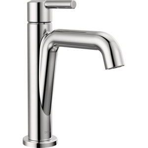 Delta Nicoli Single Hole Bathroom Faucet with Drain Assembly, Single ...