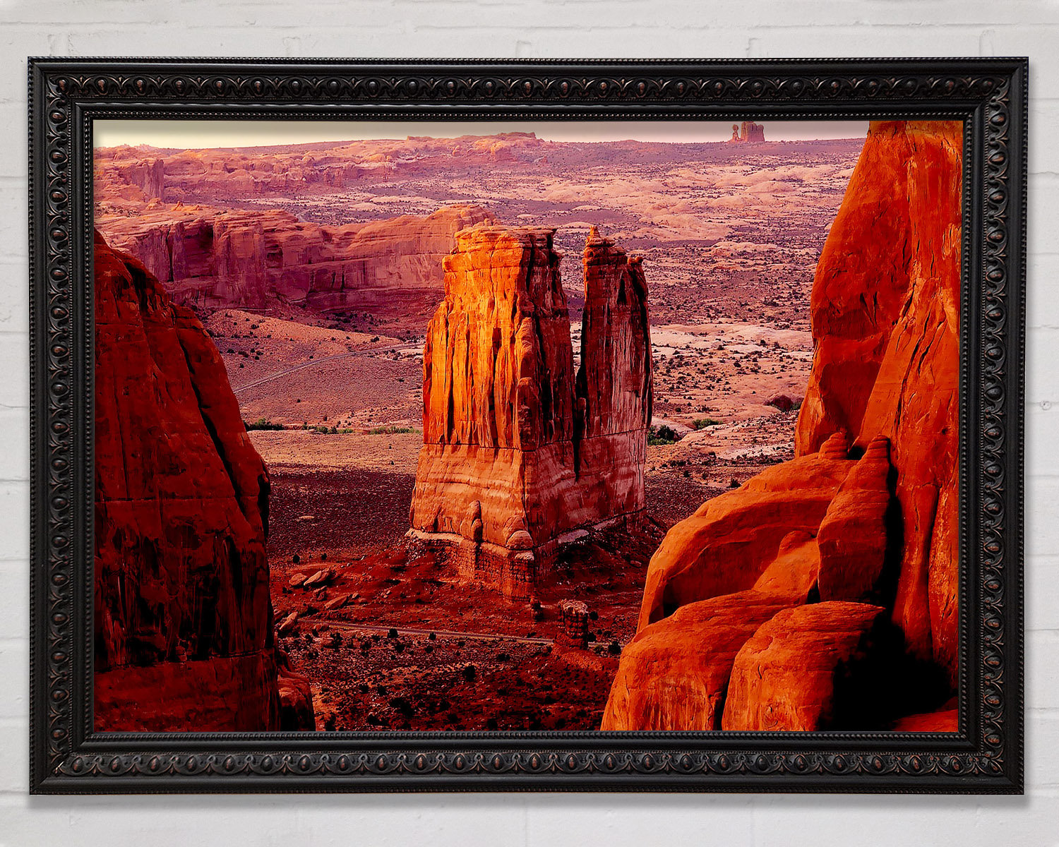 Gracie Oaks Courthouse Towers At Sunset Arches National Park Utah ...