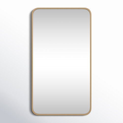 Sabine Metal Rounded Rectangle Wall Mirror & Reviews | Joss & Main