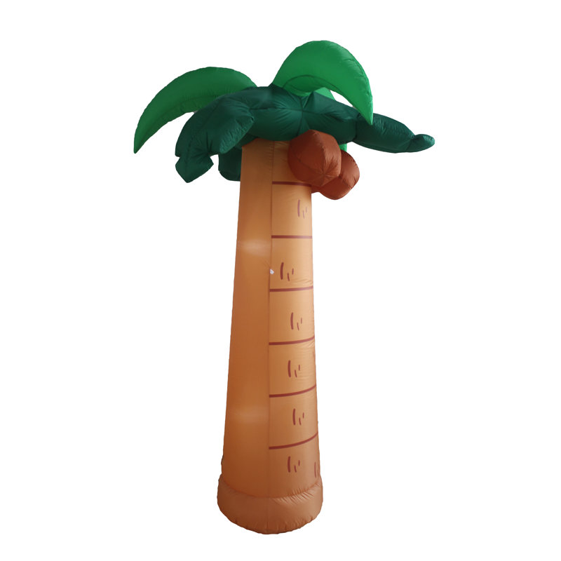 Bayou Breeze 8 Foot Tall Jumbo Summer Party Inflatable Palm Tree with ...