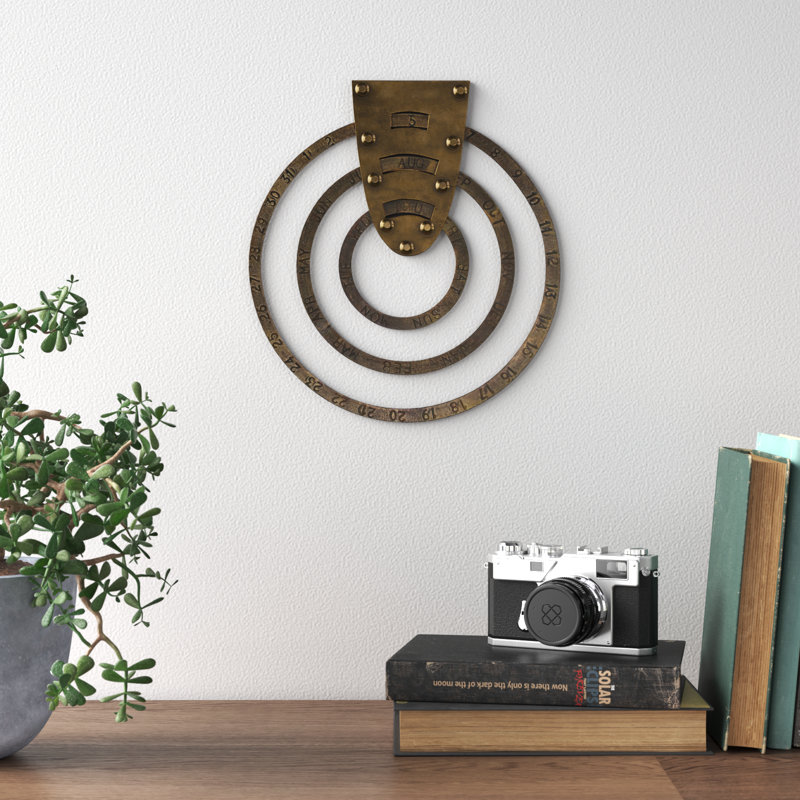 Trent Austin Design® Perpetual Circular Calendar Wall Décor & Reviews ...