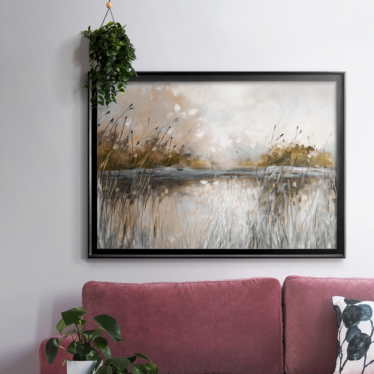Winston Porter Honeybloom Lake Views Framed On Canvas Print | Wayfair