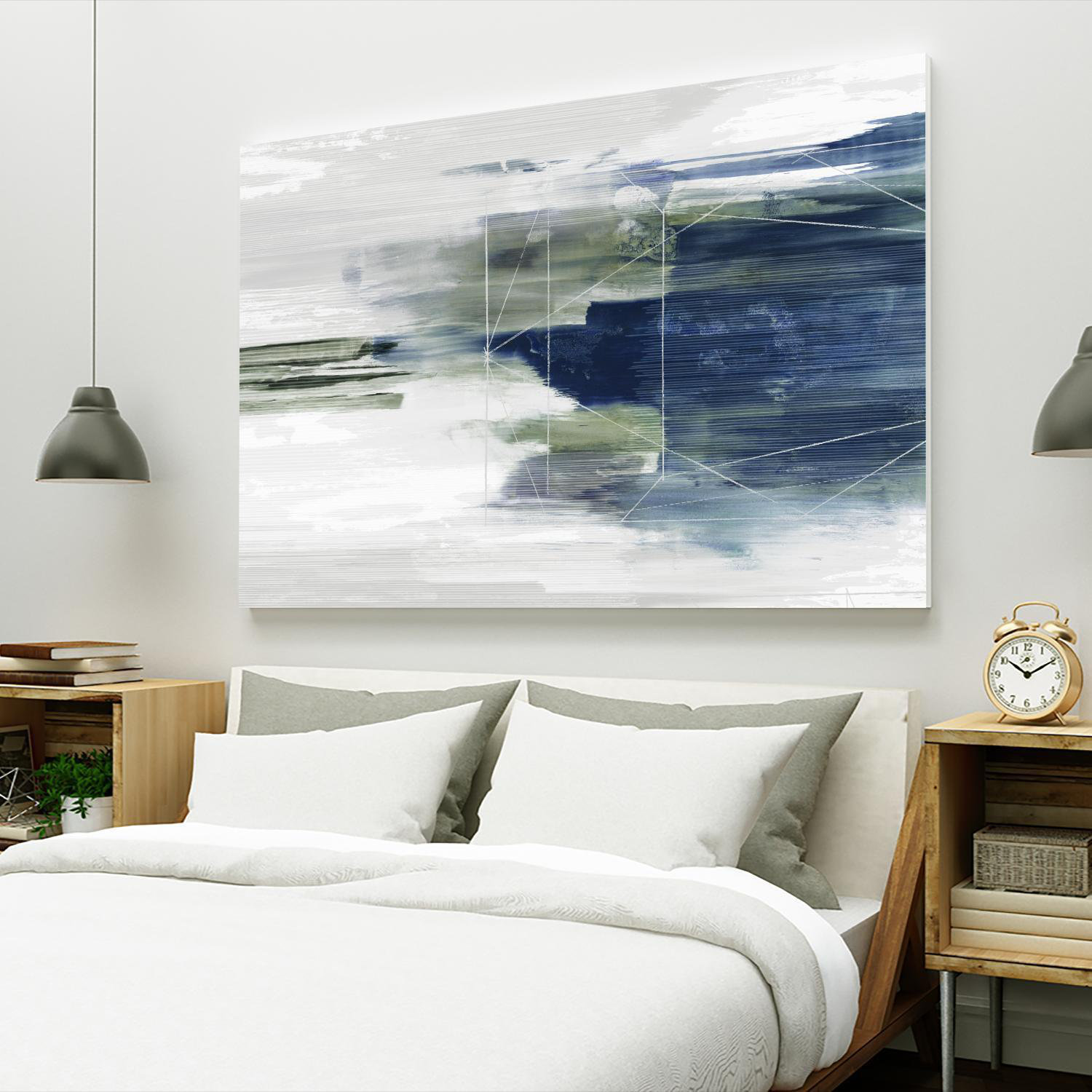 Clicart 'Fading Forms' Fine Art Giant Canvas Print 72"X48" - Wayfair Canada