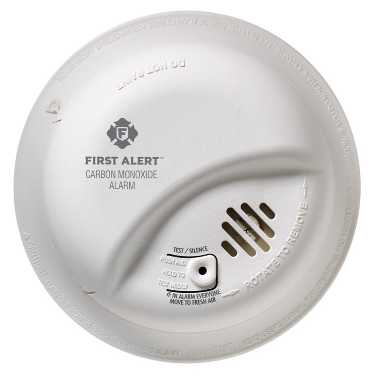 First Alert Wall Mounted Carbon Monoxide Detector | Wayfair