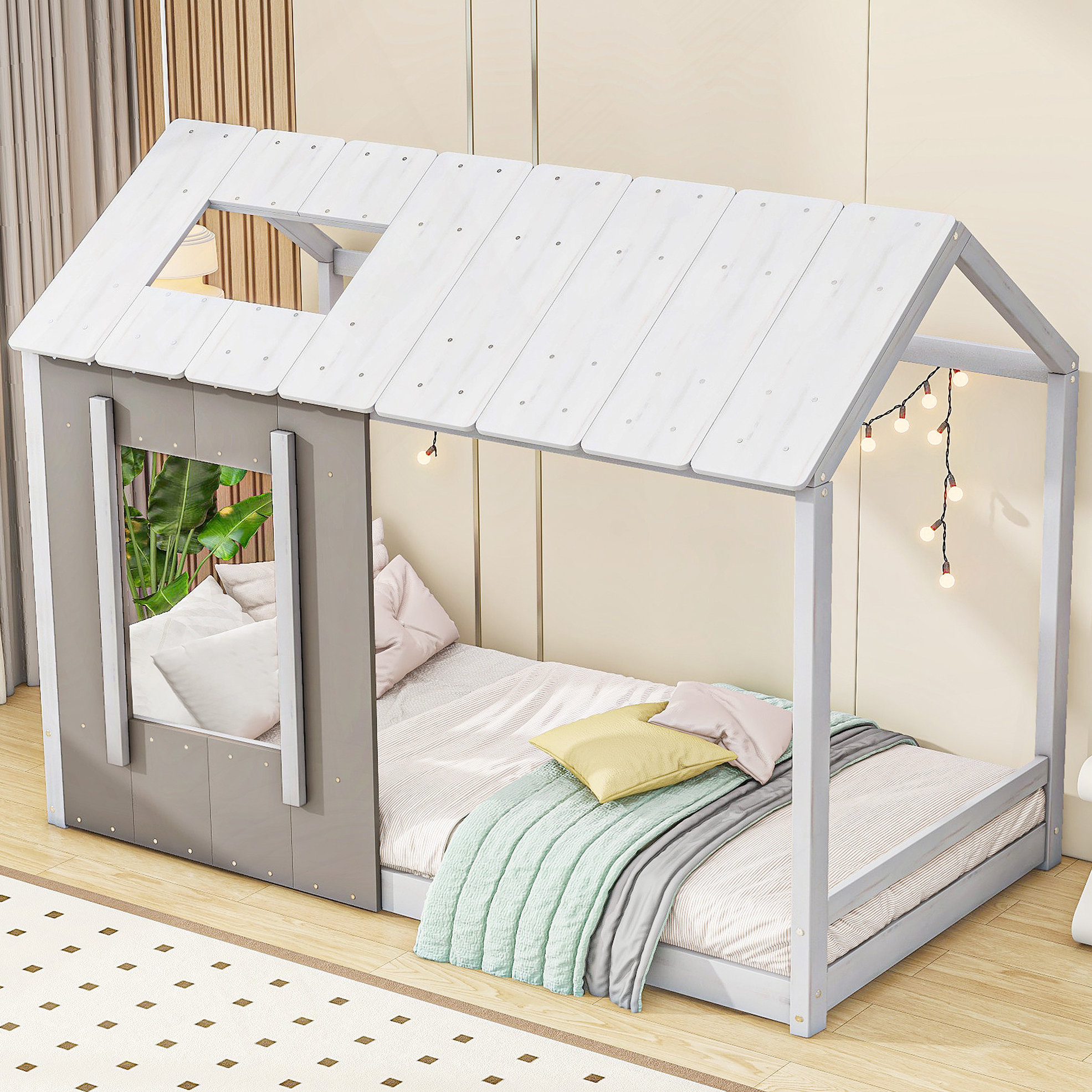 Harper Orchard House Platform with Roof and Window - Wayfair Canada