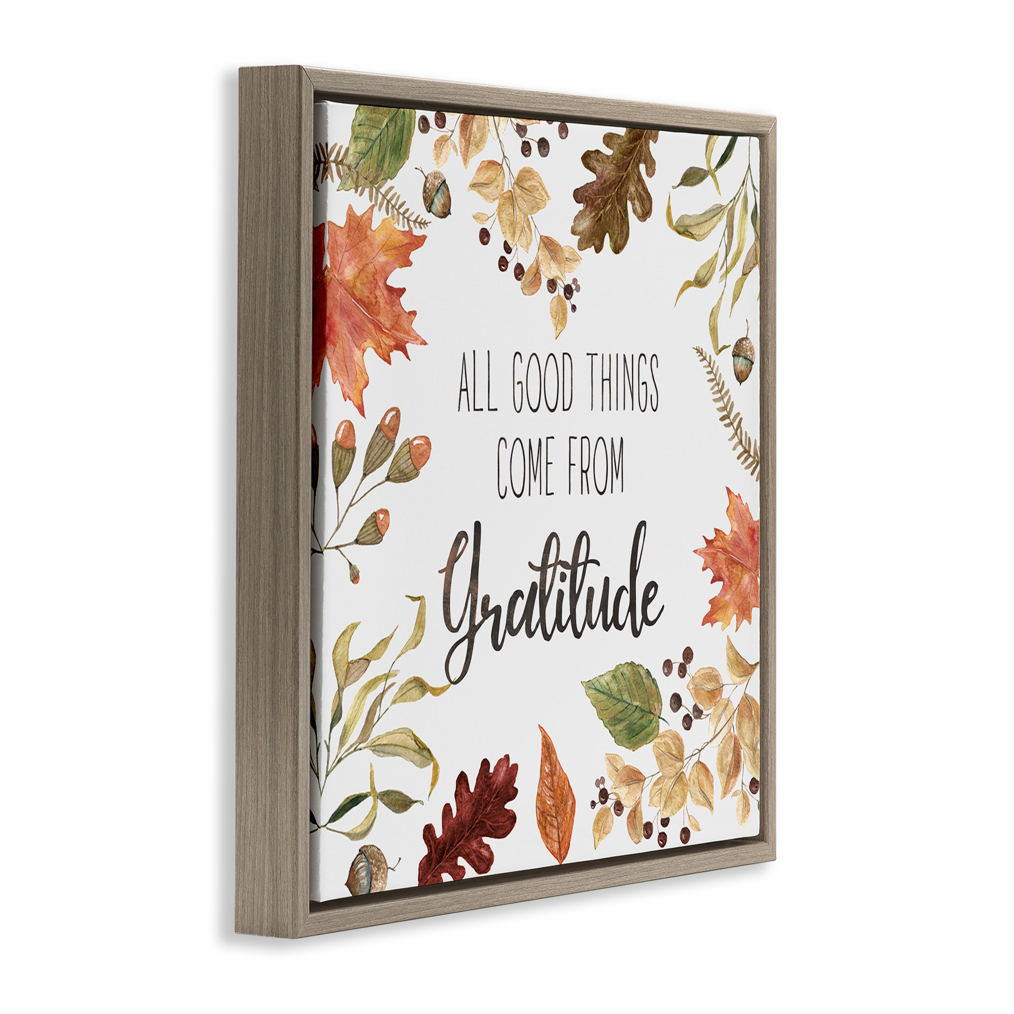 Ebern Designs All Good Things Graditude Giclee Art by Livi Finn | Wayfair