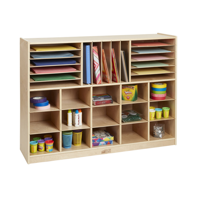ECR4Kids Multi-Section Mobile Storage Cabinet, Classroom Furniture ...